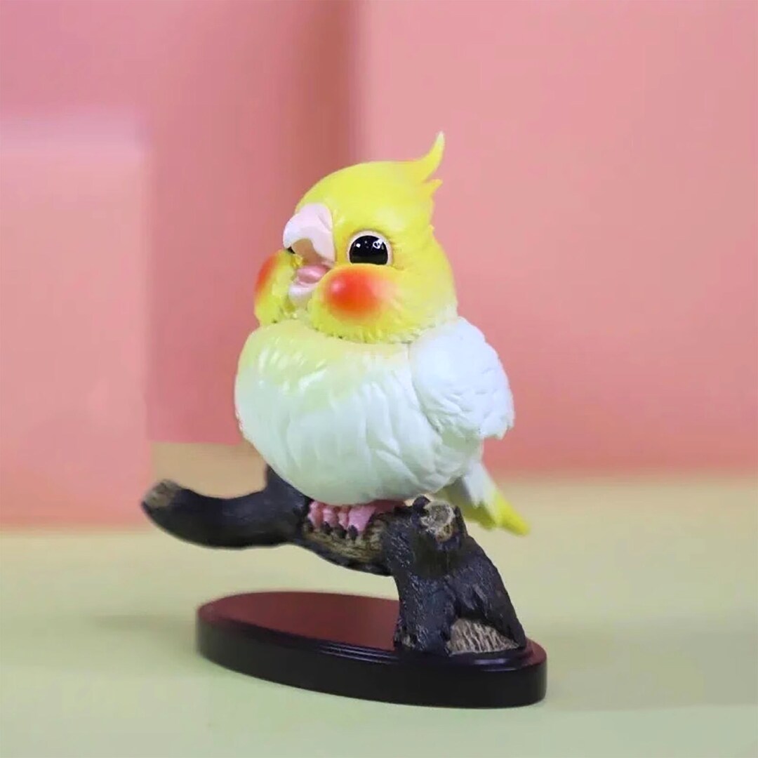 Resin Parrot, Birthday Gift, Cute Animal Model, Shipping in September ...