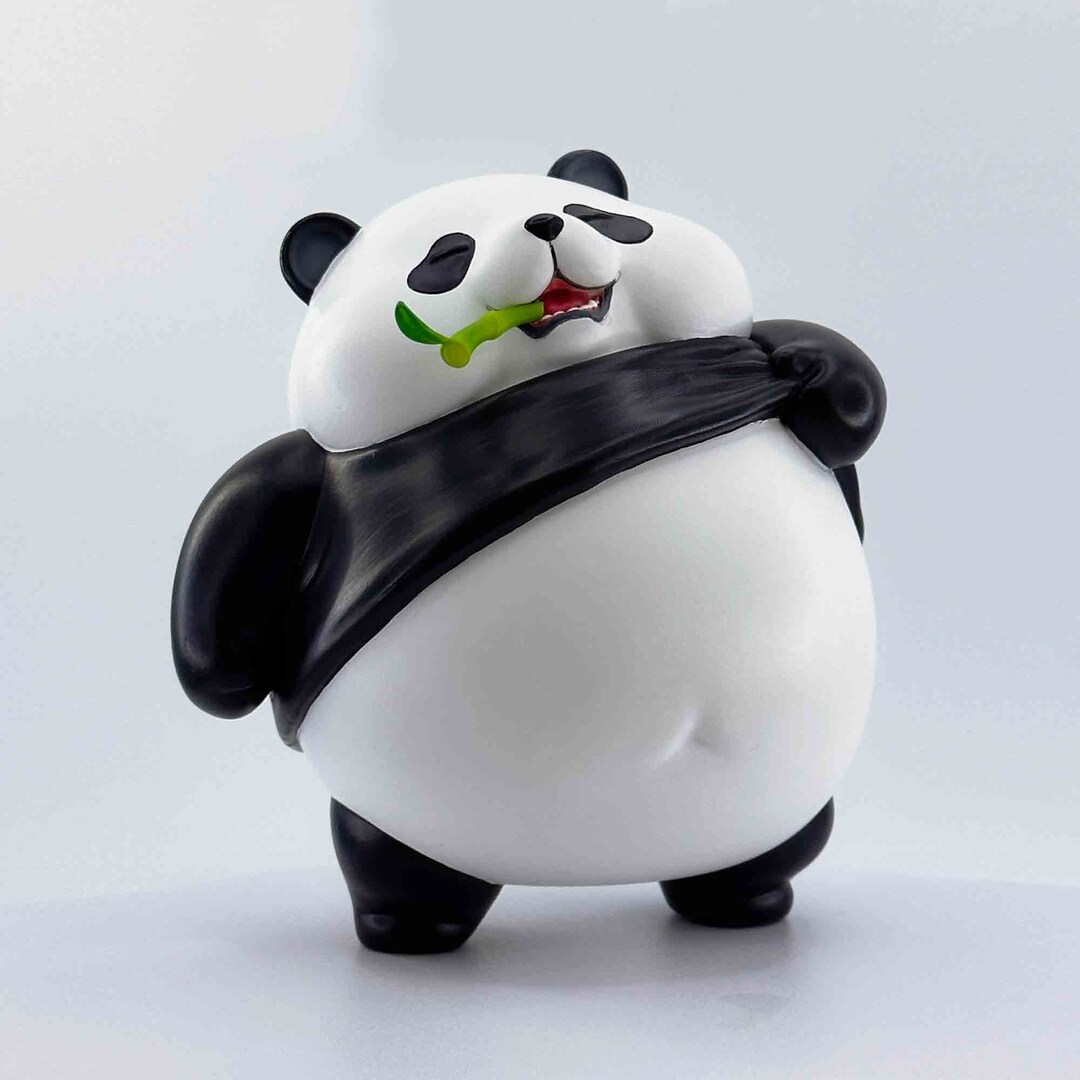 Fatty Panda | Resin Models | My Favorite Bamboo - Etsy