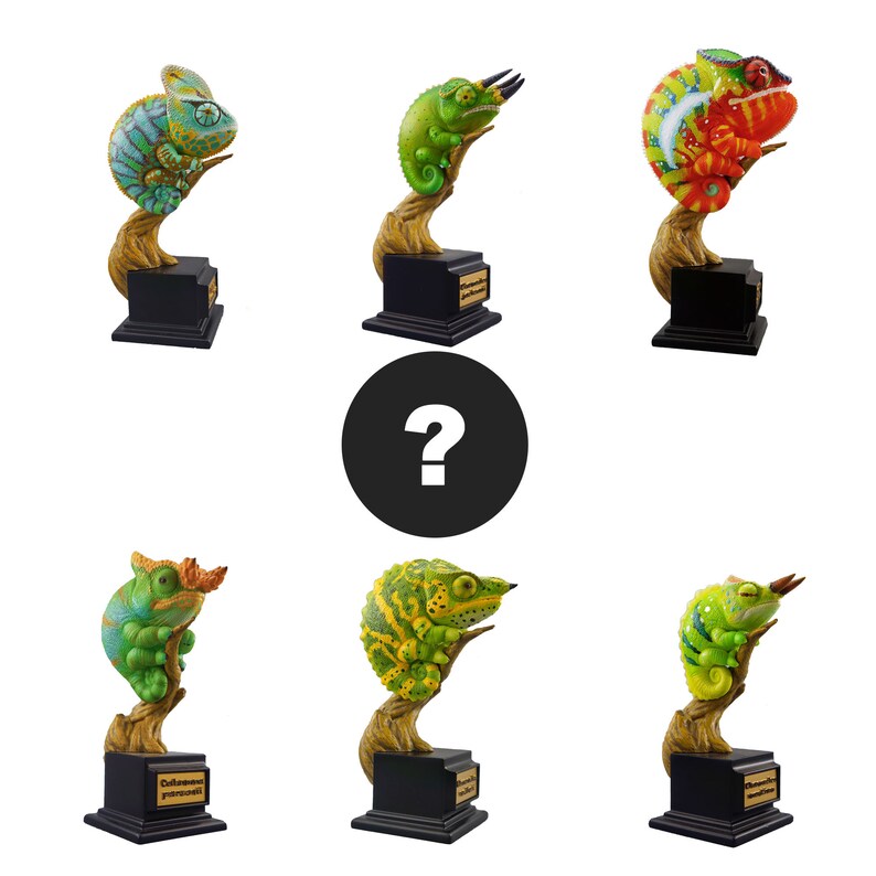 Resin Chameleon Animal Models Chamaeleonidae Shipping in - Etsy