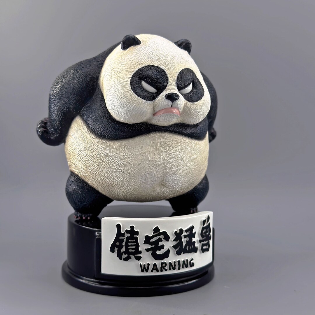 Angry Panda | Animal Model | Animal Miniatures | Statue for Home Decor ...