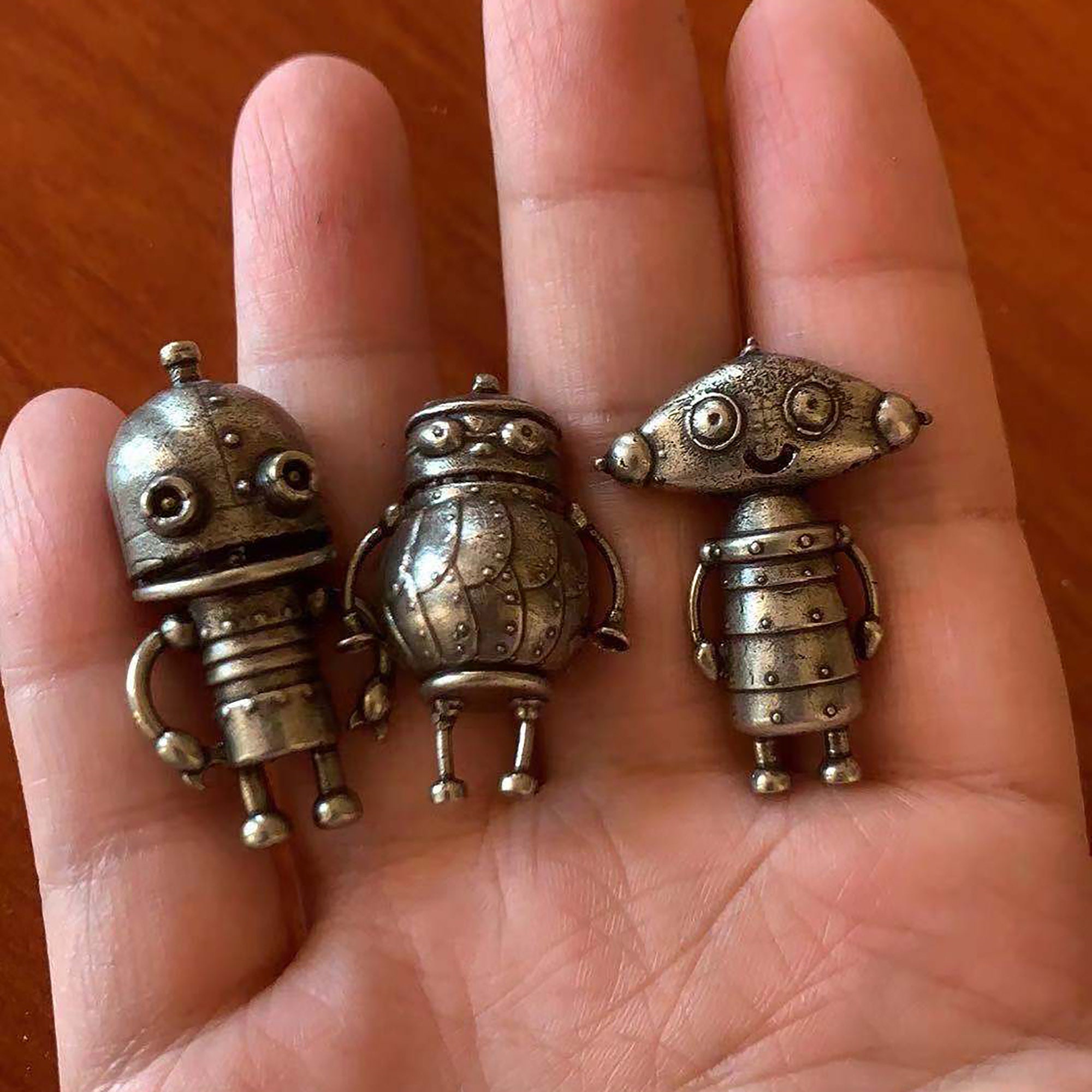 Keychains for Fans of Machinarium Game Figure Metal Robot | Etsy