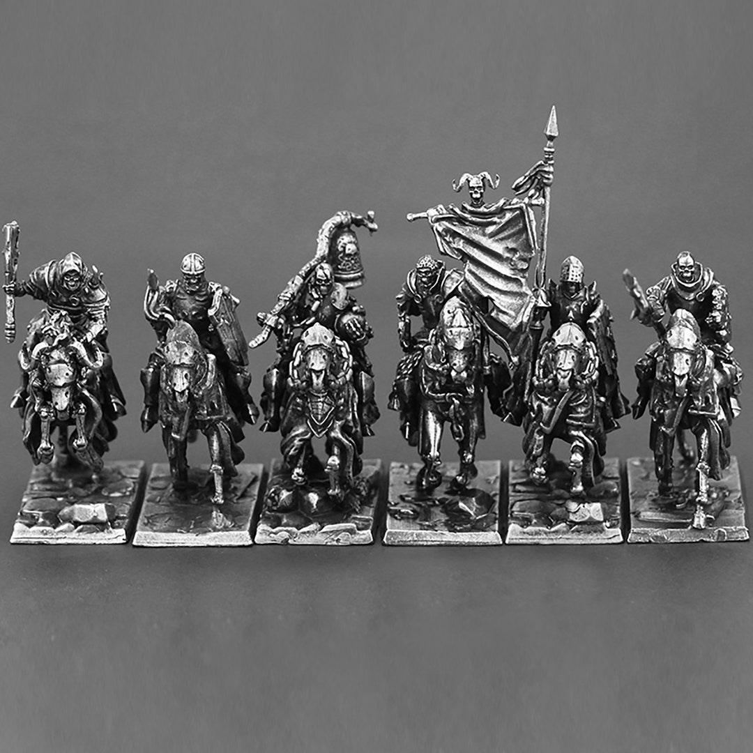 Skeleton Cavalry | Undead Legion | Boardgames Pieces | Miniature ...