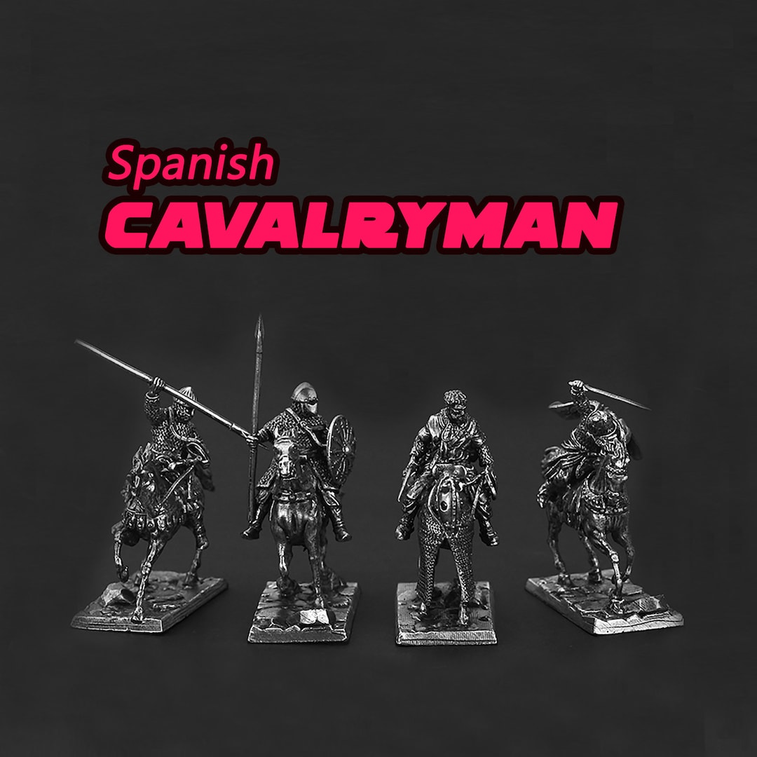 Cavalier | Medieval European Cavalry | Board Game Pieces | Miniature ...