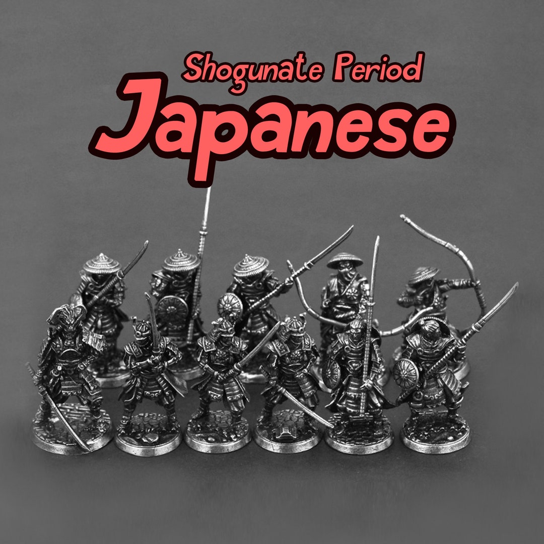 Japanese Shogunate Cupronickel Samurai | Bushido Board Game Pieces - Etsy