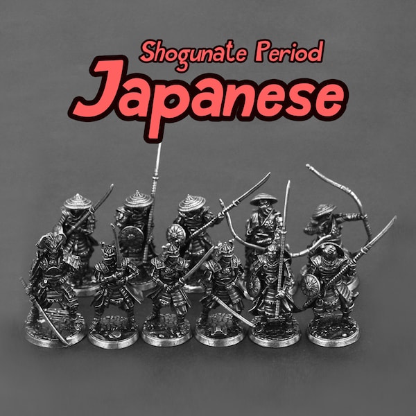 Japanese Samurai Figures - Etsy