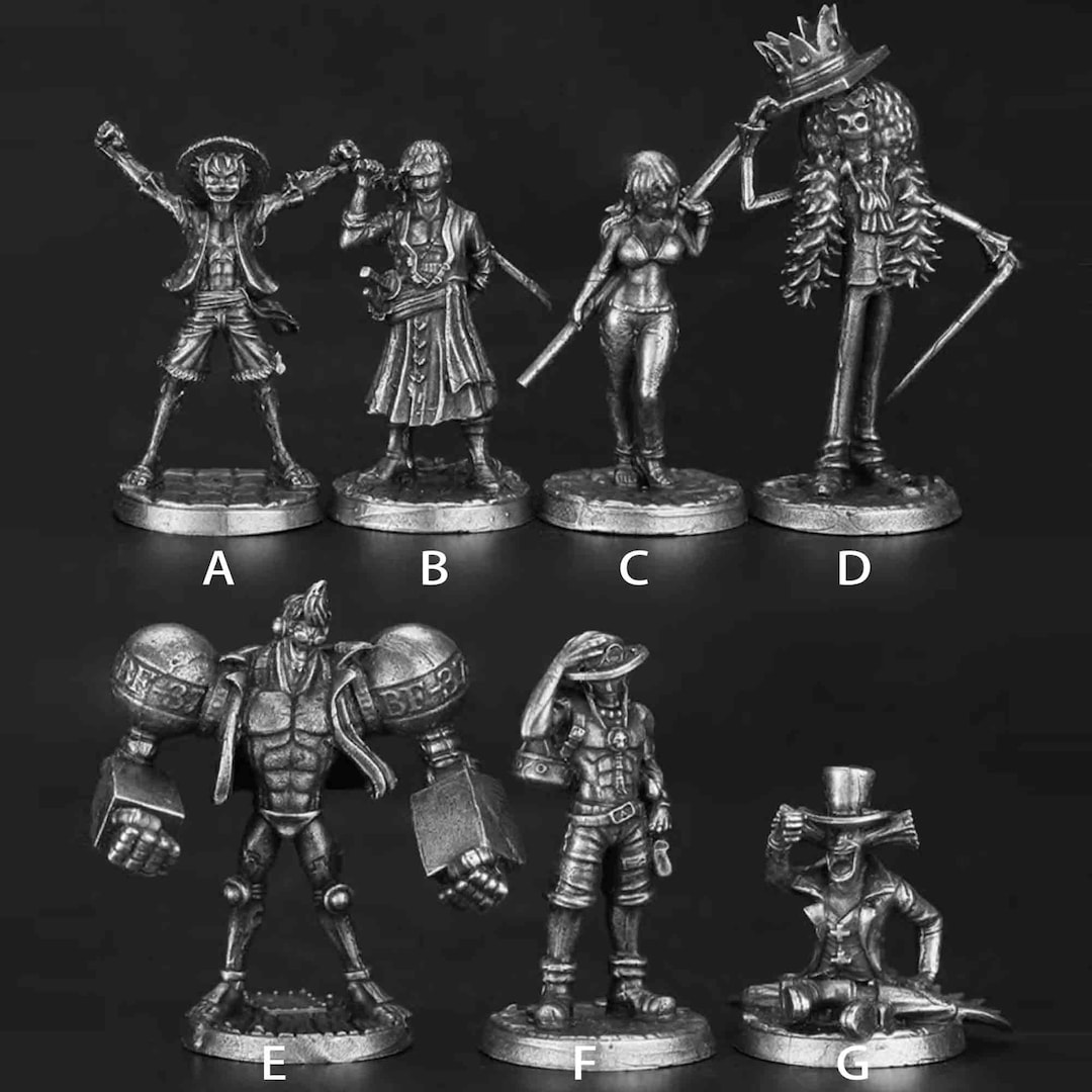 One Piece Miniature Figurine Metal Sculpture Wargames Miniatures ...