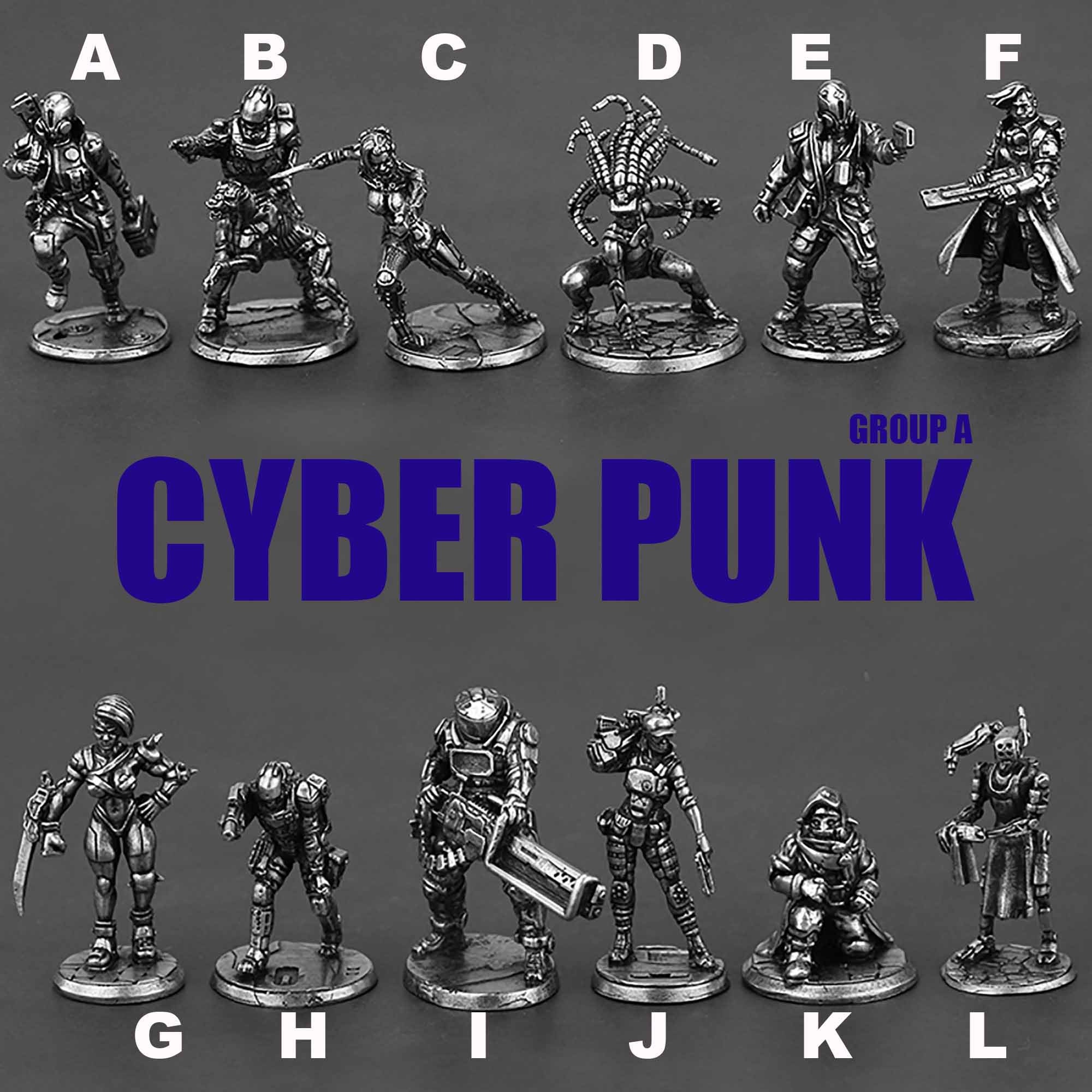 Cyberpunk Figurines Game Character Model Board Game Pieces - Etsy Canada