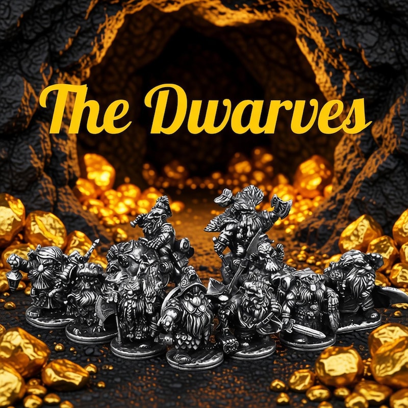 Dwarf Metal Figurine - Etsy UK