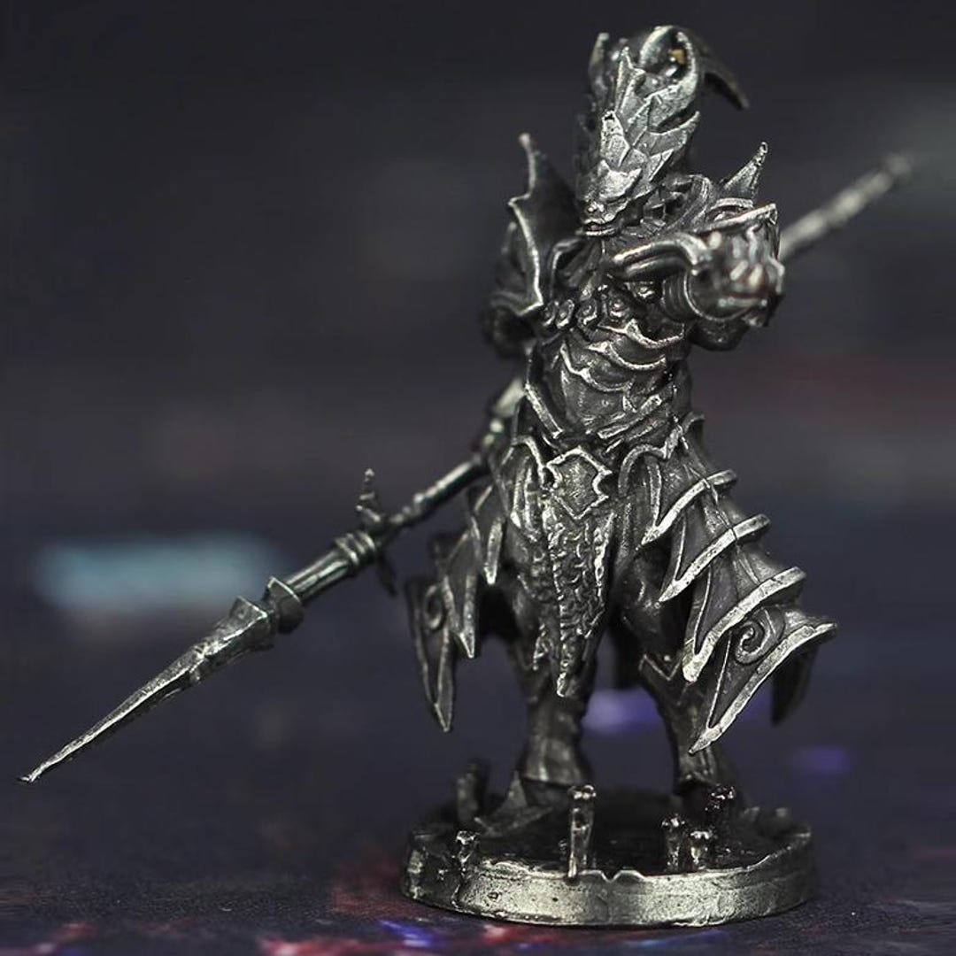 Ornstein | Board Game Pieces | Miniature Figurine | Metal Sculpture ...