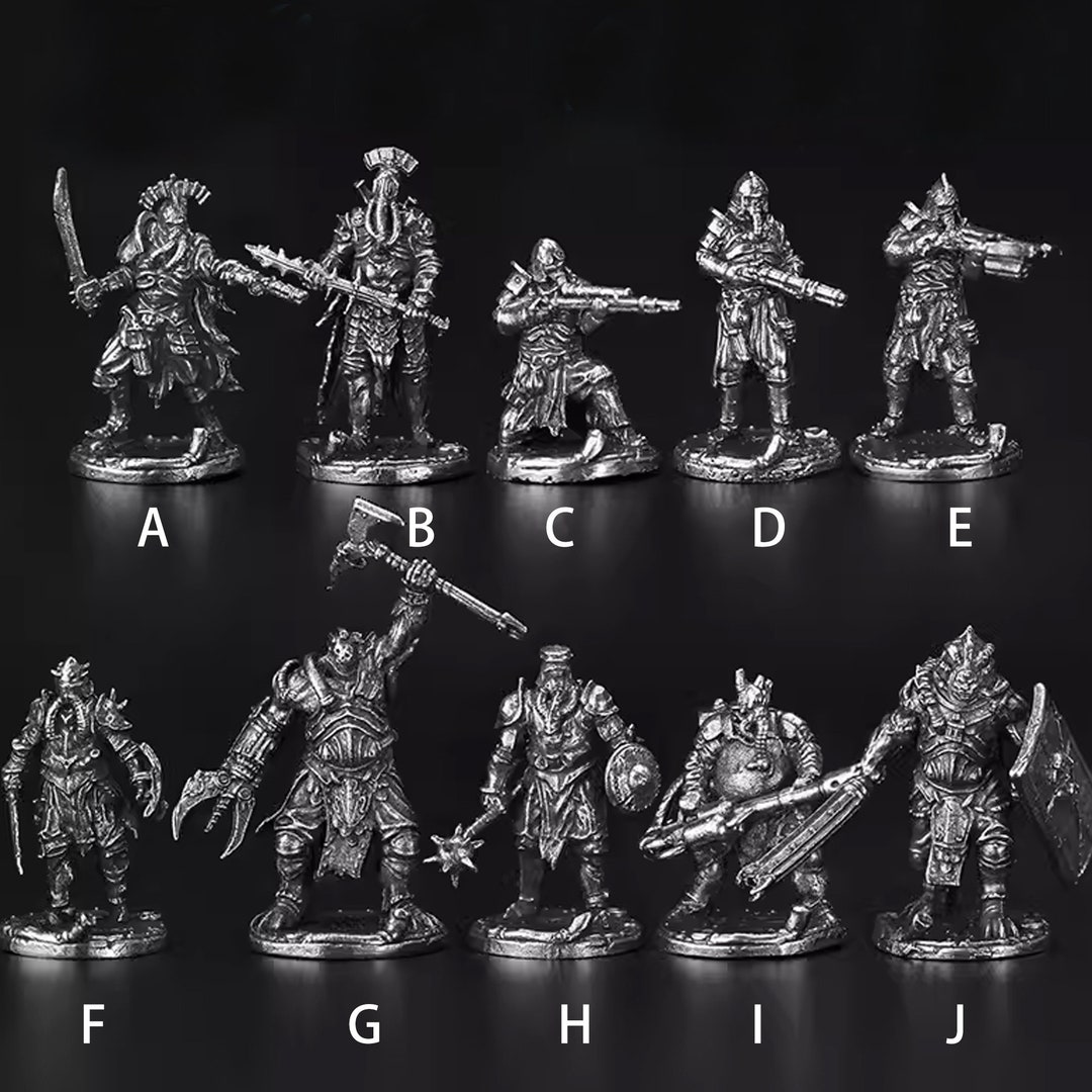 Game Character Model | Board Game Pieces | Metal Sculpture | Miniature ...