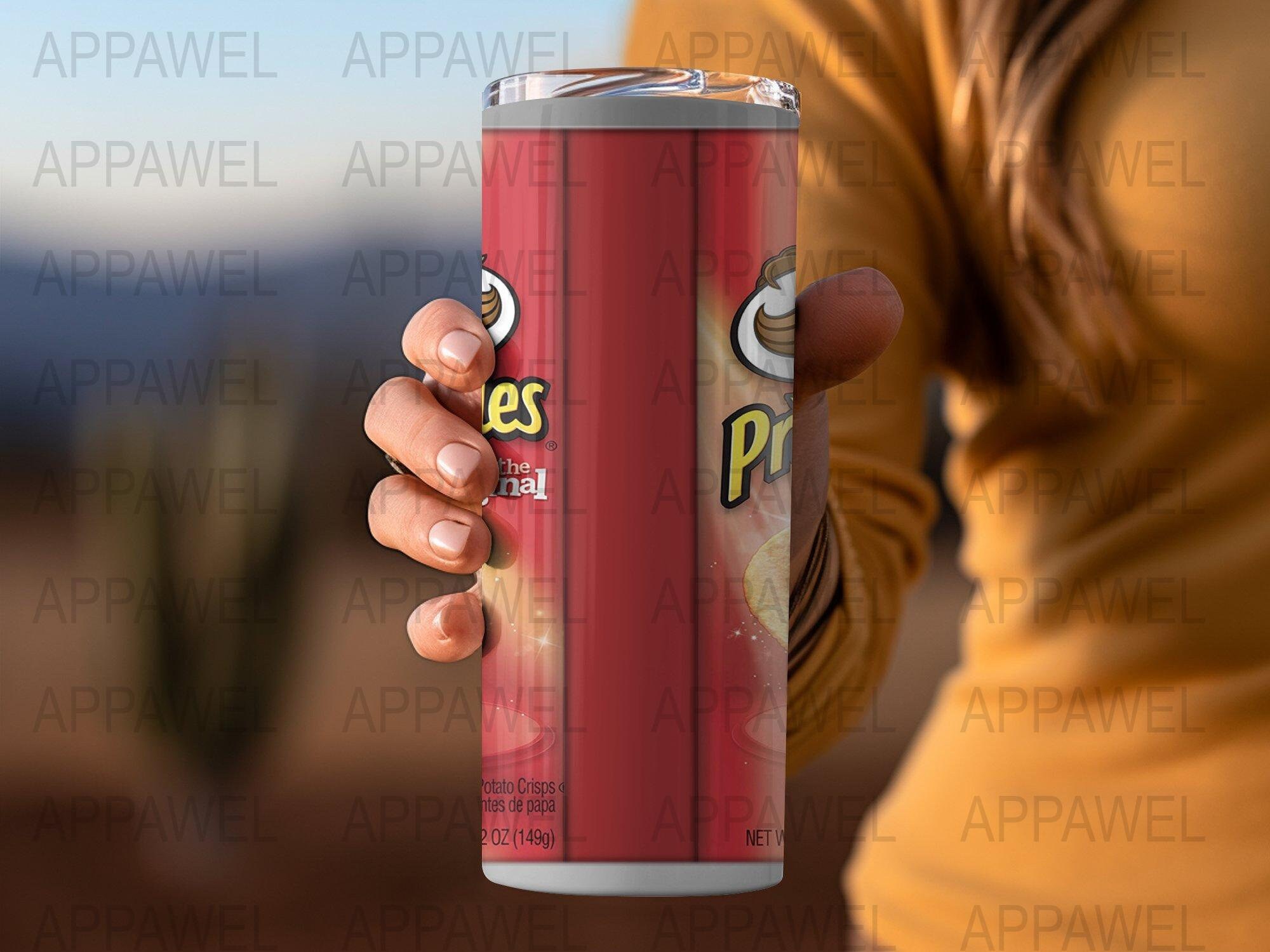 Pringles the Original Digital Tumbler Design, Funny Tumbler Wrap, Snack ...