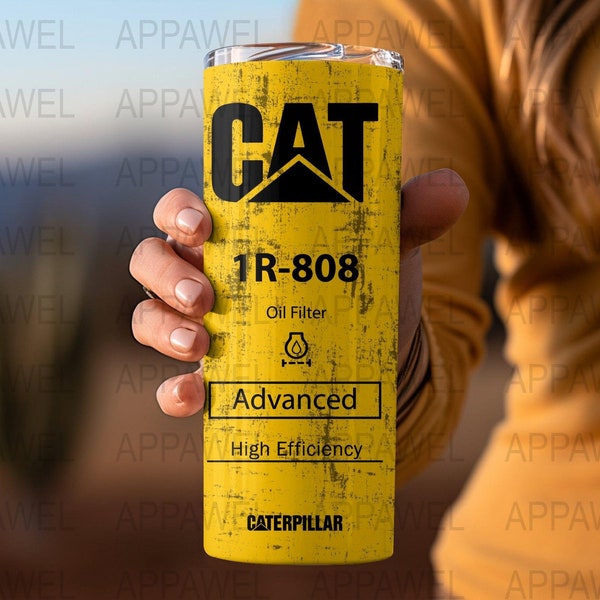 Cat Oil Filter Tumbler - Etsy