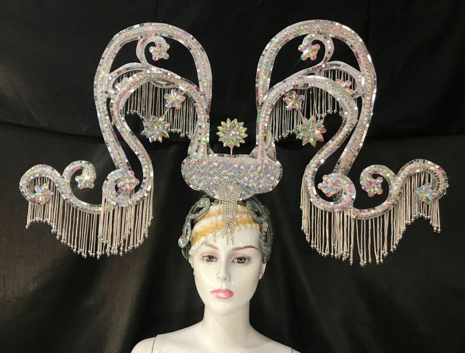 Samba Headdresscosplay Dance Costume Setshowgirl Dance - Etsy