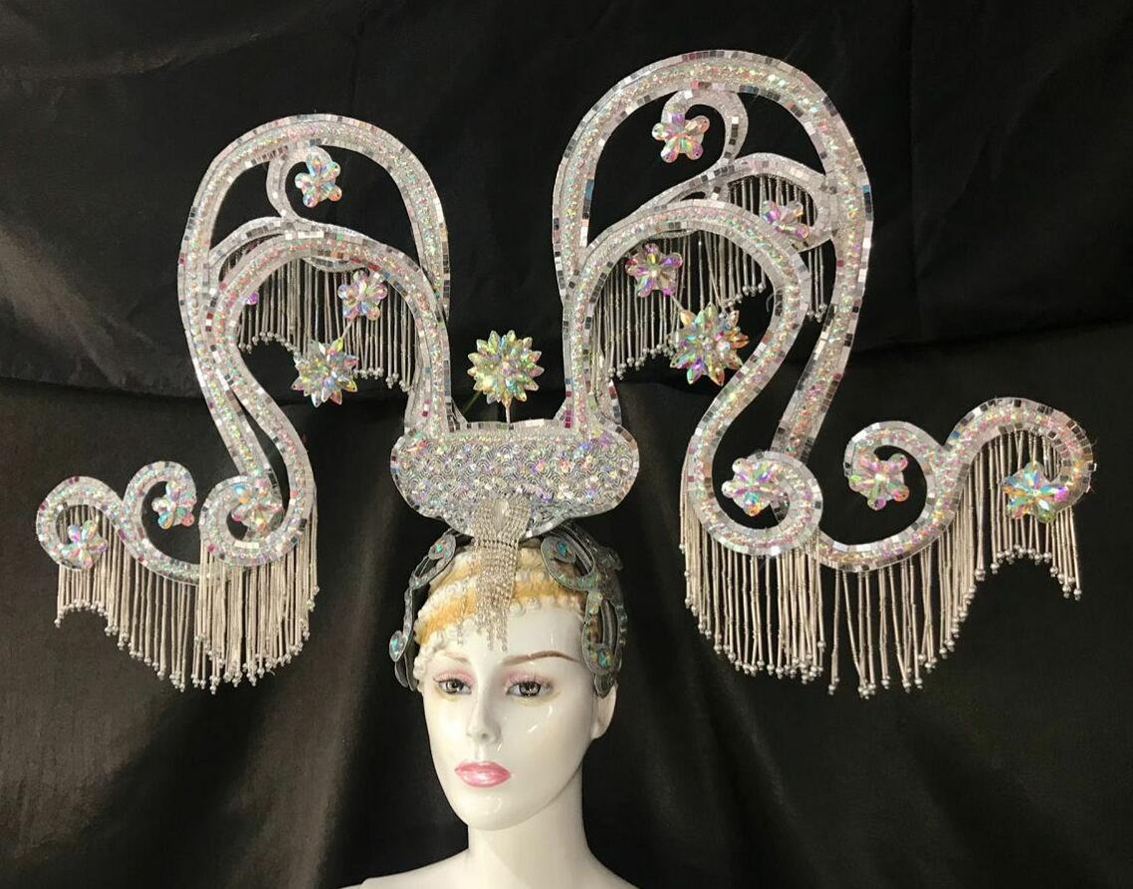 Samba Headdresscosplay Dance Costume Setshowgirl Dance - Etsy