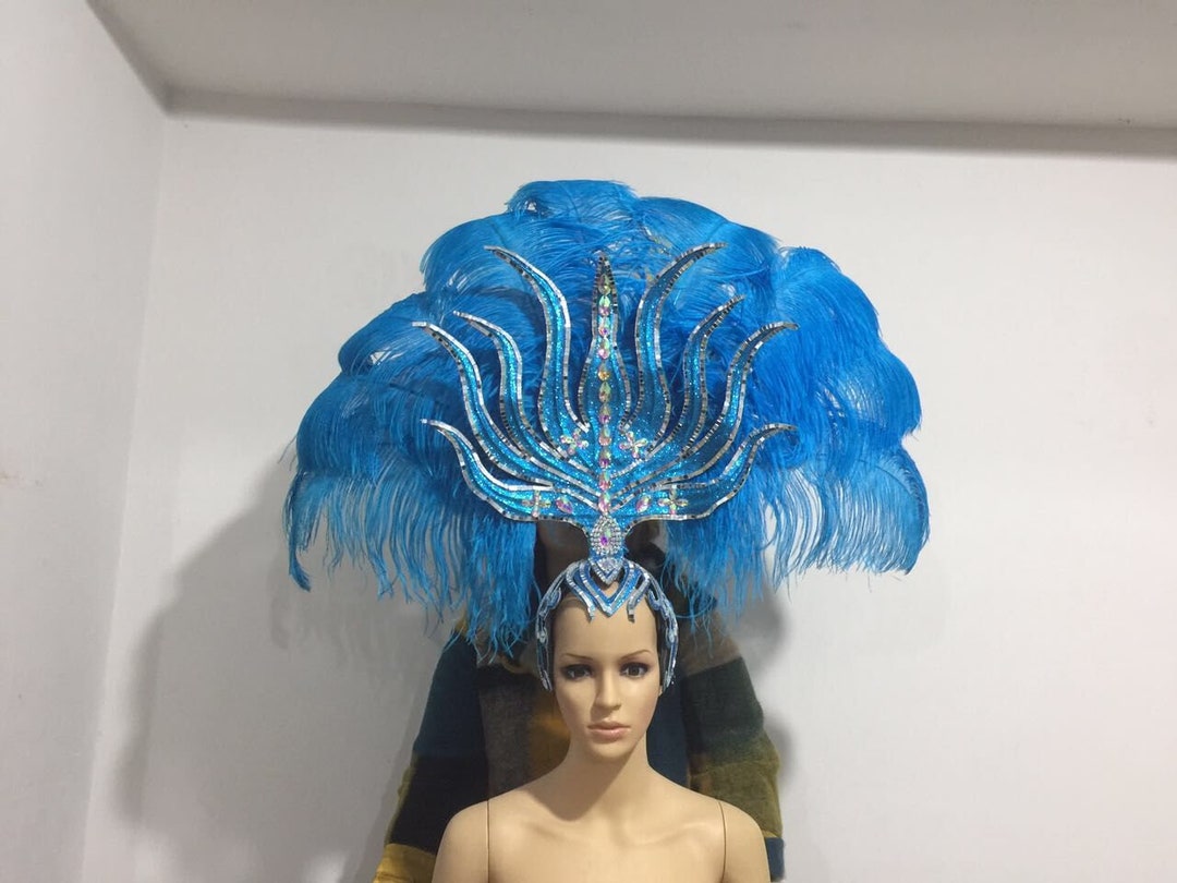 Coiffe de plumes Coiffe de plumes Coiffe de samba Cosplay - Etsy France