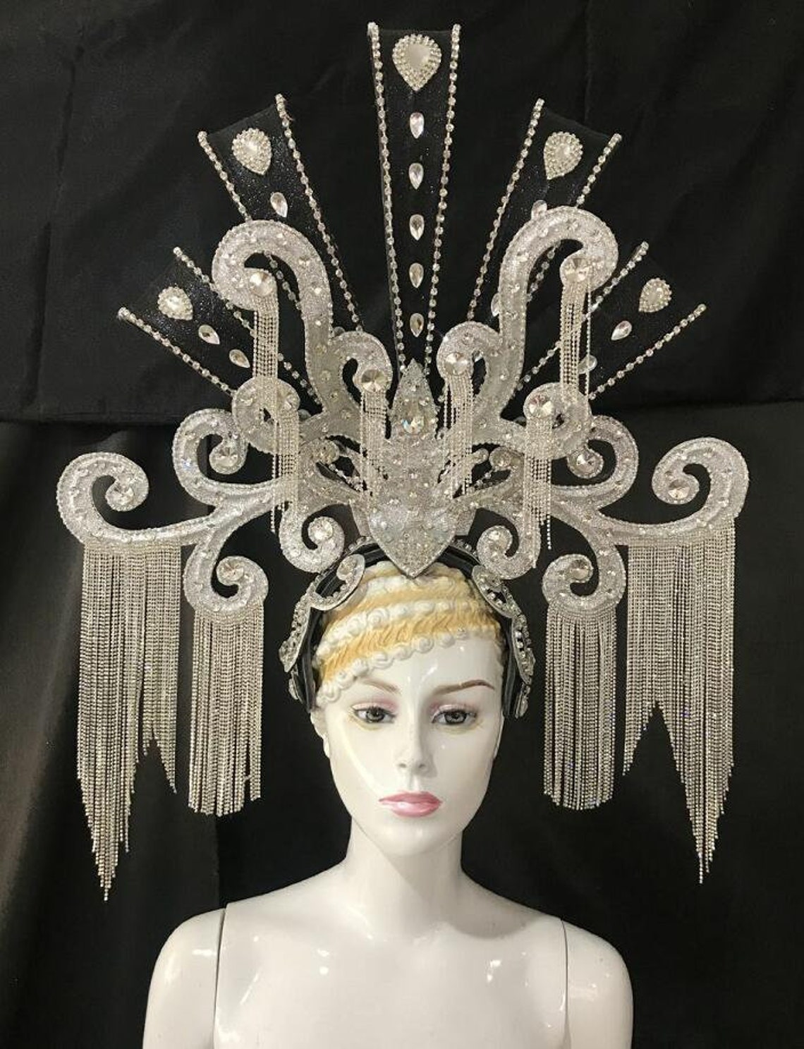 Samba Headdress,cosplay, Dance Costume Set,showgirl Dance Headdress ...