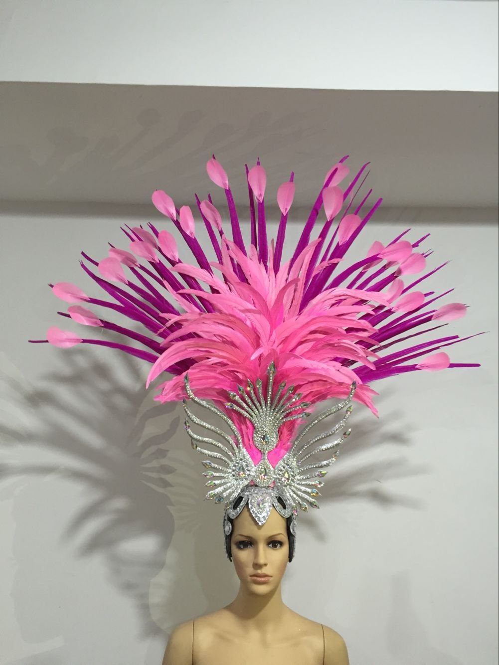 Feather Headdress, Feather Headpiece, Samba Headdress,cosplay, Dance ...