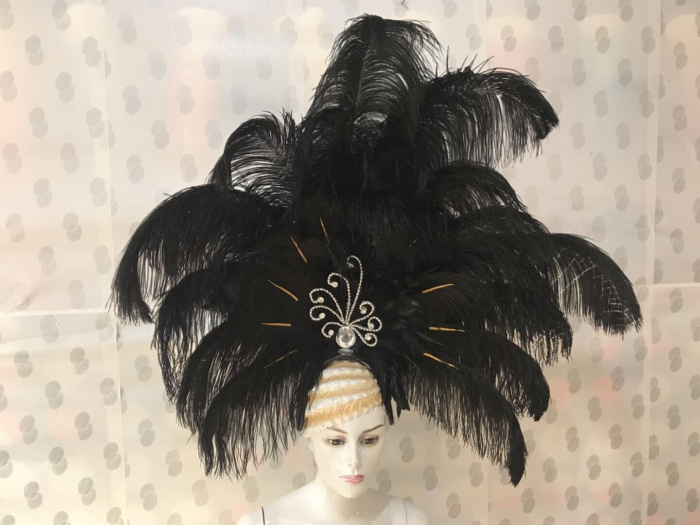 Tocado pluma, tocado de plumas Carnaval, traje de baile de samba - Etsy ...