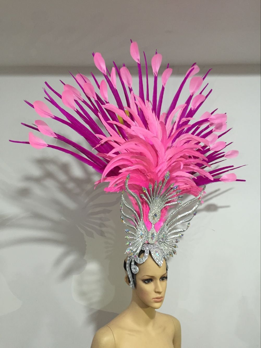 Feather Headdress, Feather Headpiece, Samba Headdress,cosplay, Dance ...