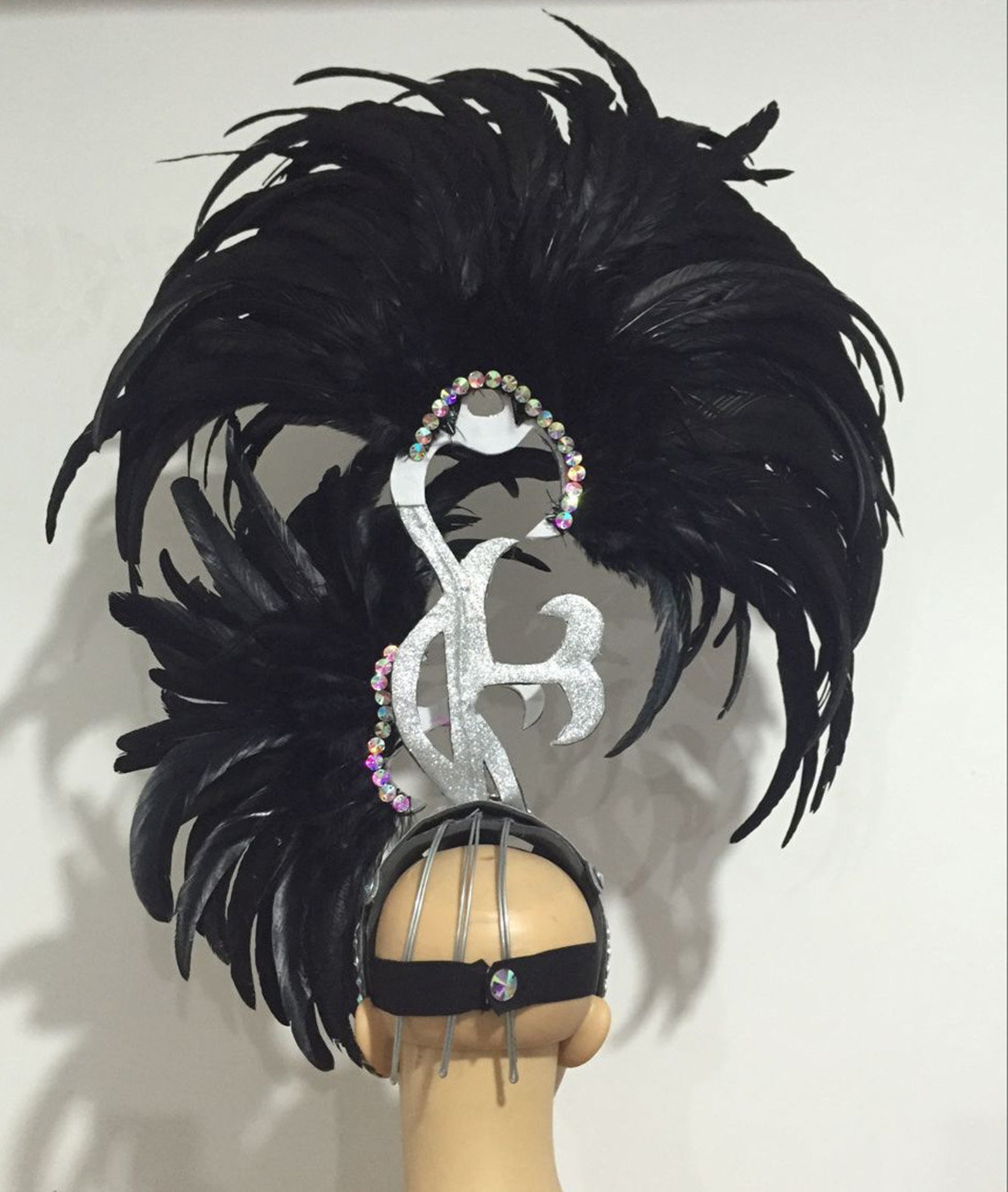 Showgirl Dance Headdress,feather Headdress, Feather Headpiece Mardi ...