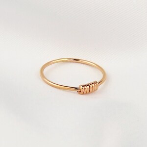 14k Gold Filled Ring, Simple Gold Ring, Stacking Ring, Minimalist Ring ...