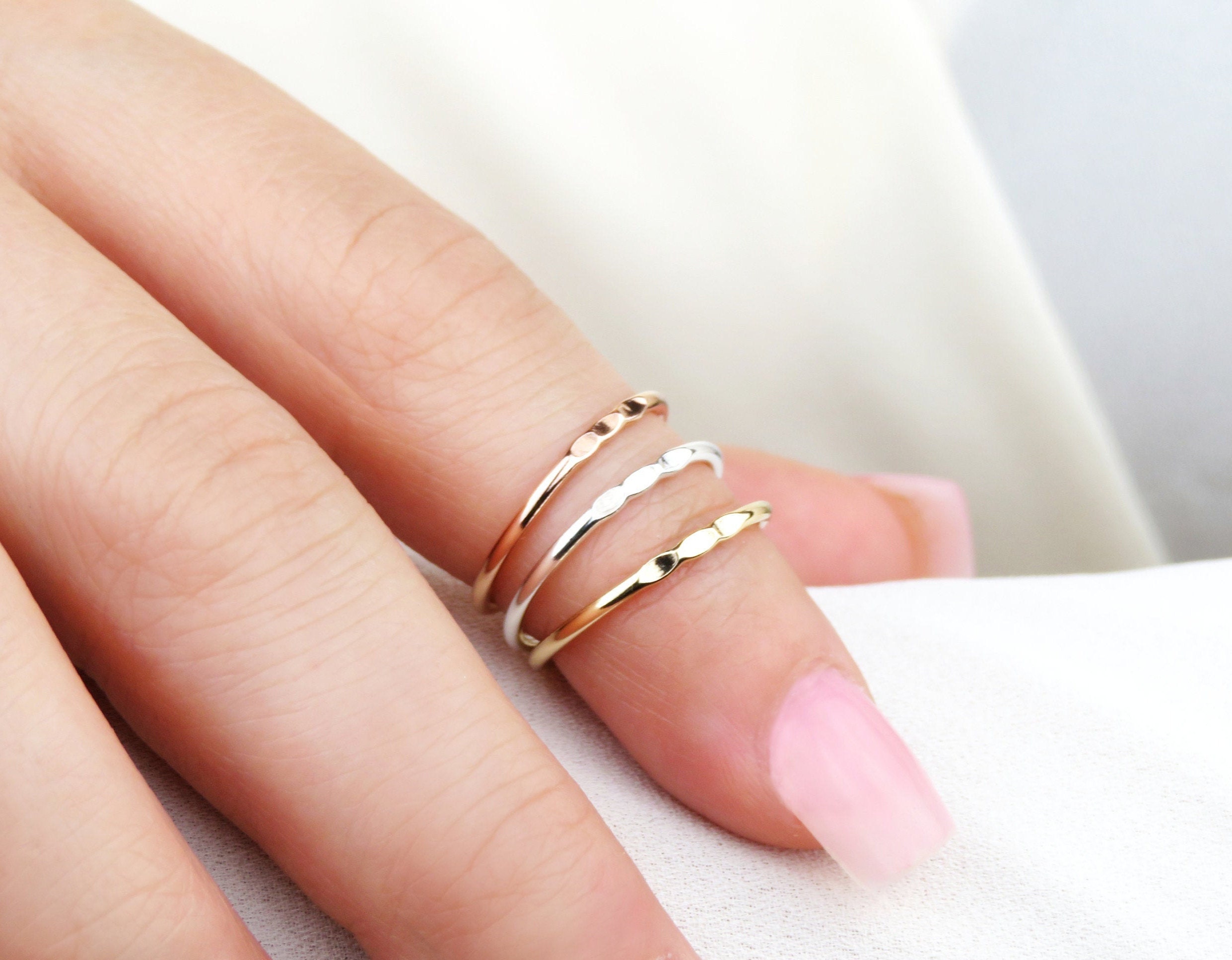 Gold Ring Simple Gold Ring 14k Gold Filled Ring Thin Ring - Etsy