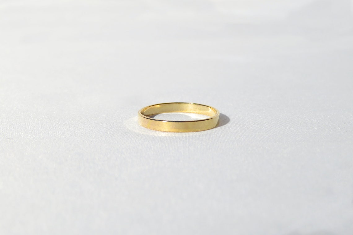 Thick Gold Ring Gold Ring 14k Gold Filled Ring Gold Stack - Etsy