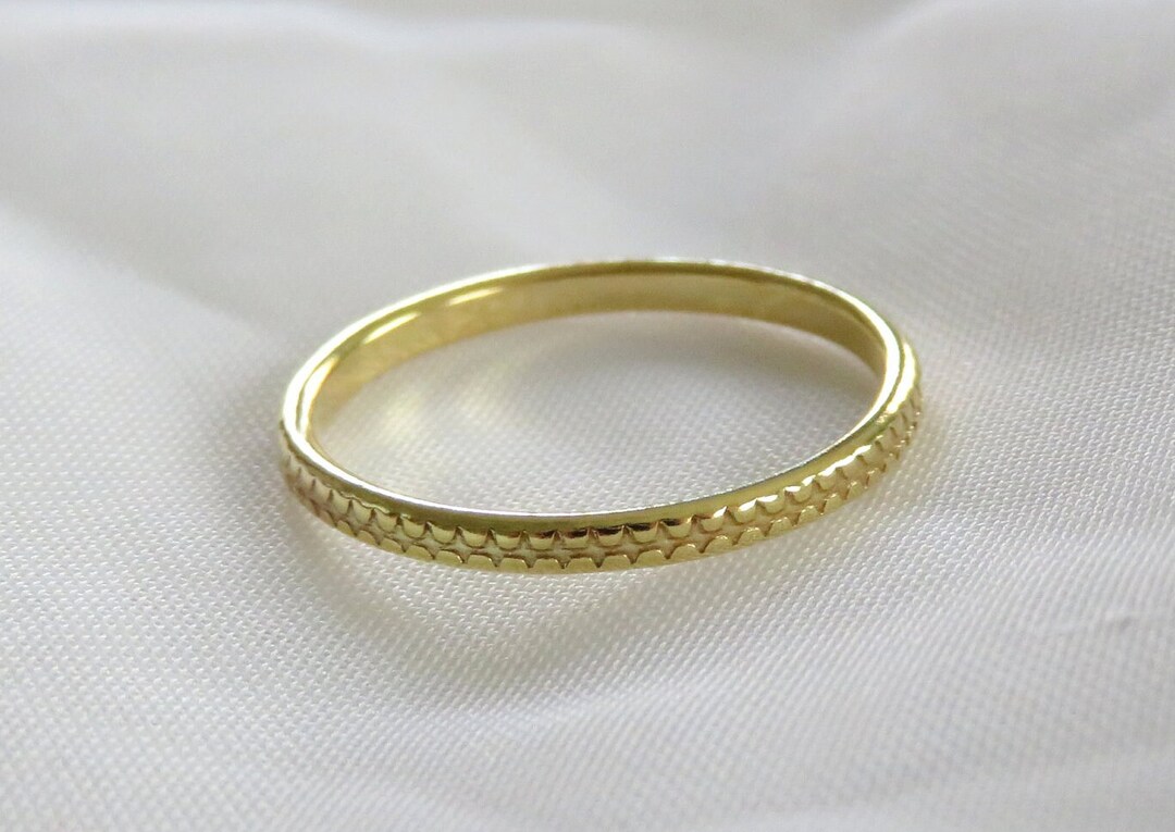 Thick Gold Ring, Gold Ring, 14k Gold Filled Ring, Gold Stack Ring ...