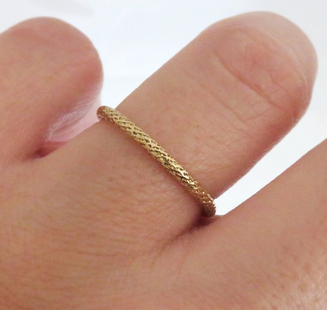Gold Filled Ring, Gold Ring, Thick Gold Ring, 14k Gold Filled Ring ...