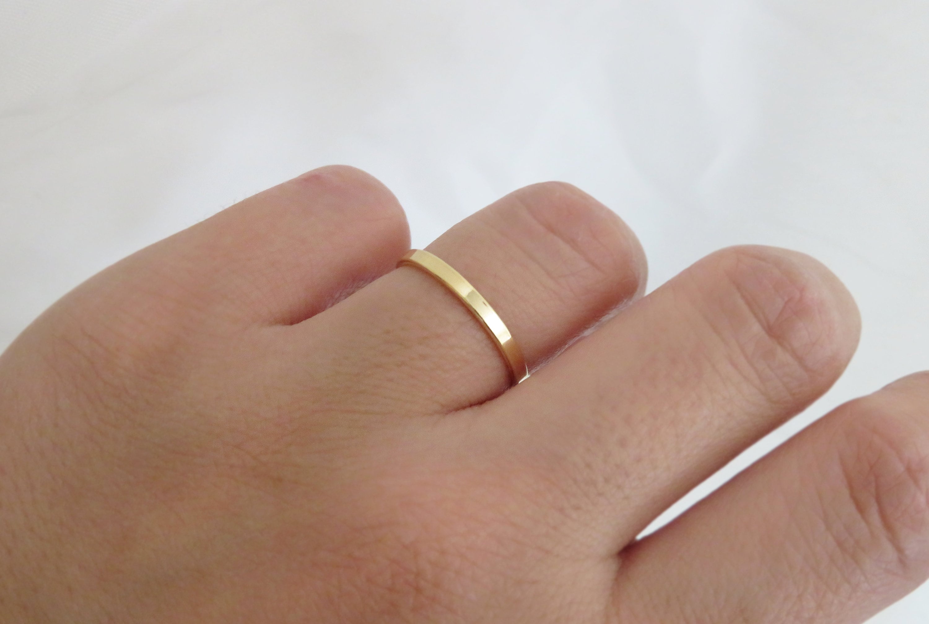 Thick Gold Ring Gold Ring 14k Gold Filled Ring Gold Stack | Etsy