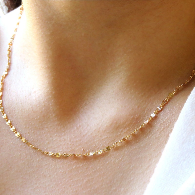 Gold Chain Necklace - Etsy