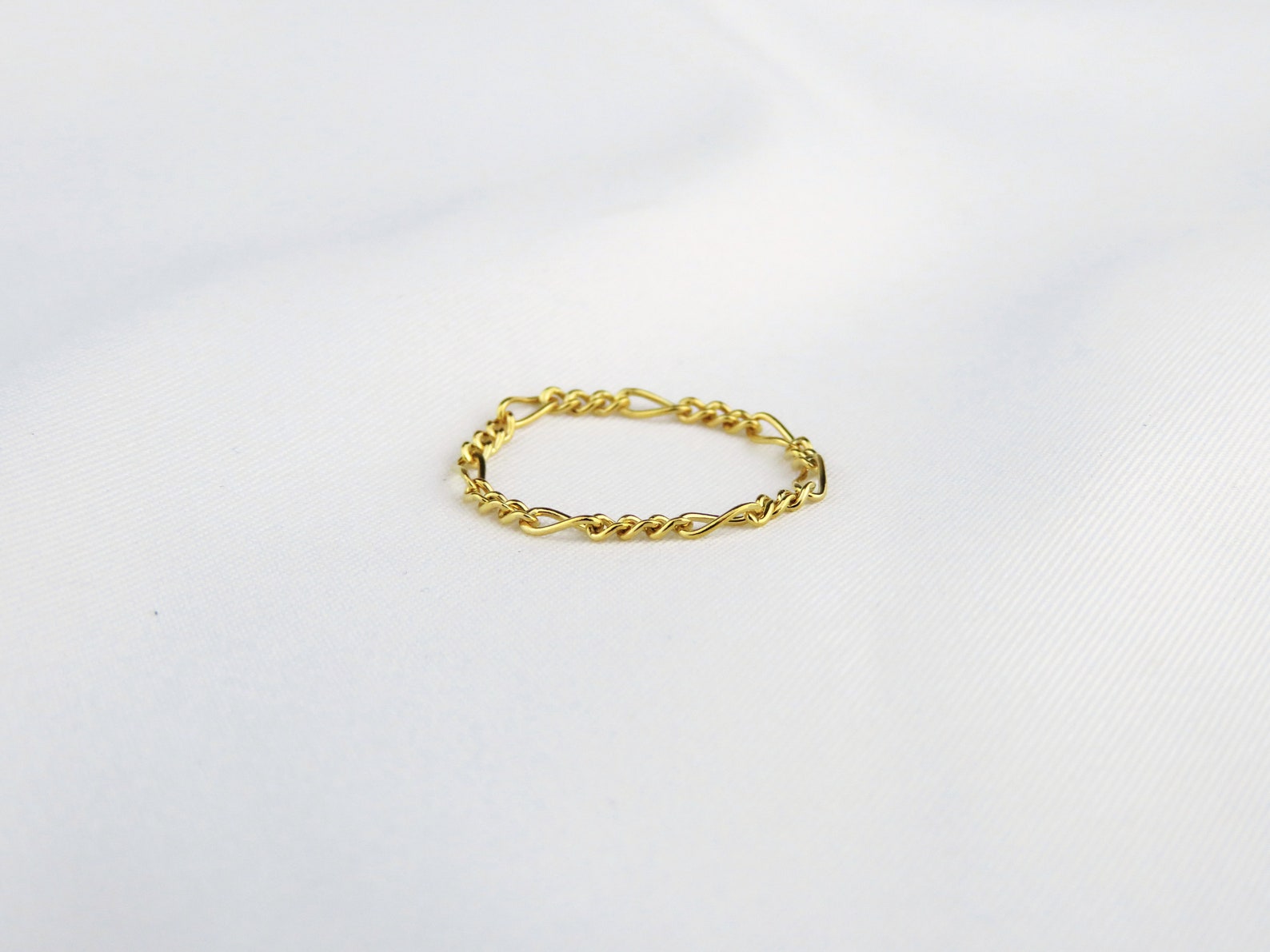 Chain Ring Gold Chain Ring Gold Ring Gold Filled Chain - Etsy