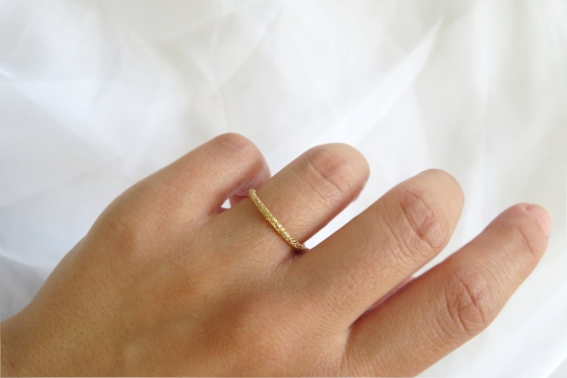Thick Gold Ring Gold Ring 14k Gold Filled Ring Gold Stack - Etsy