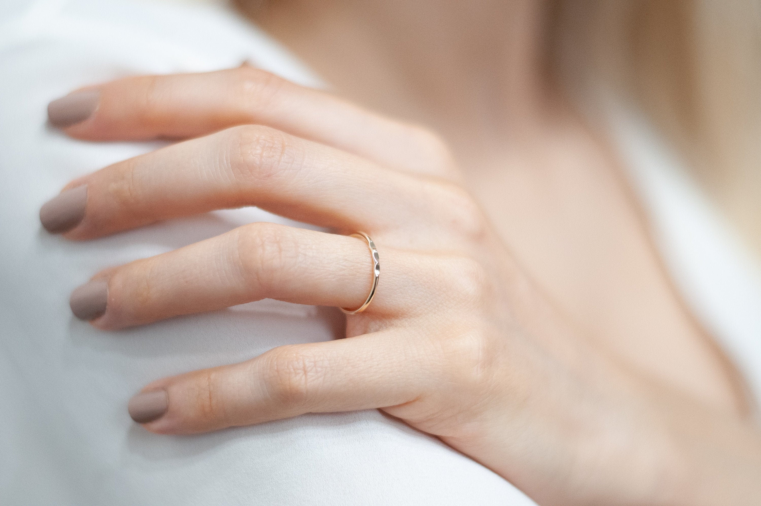 Gold Ring Simple Gold Ring 14k Gold Filled Ring Thin Ring - Etsy