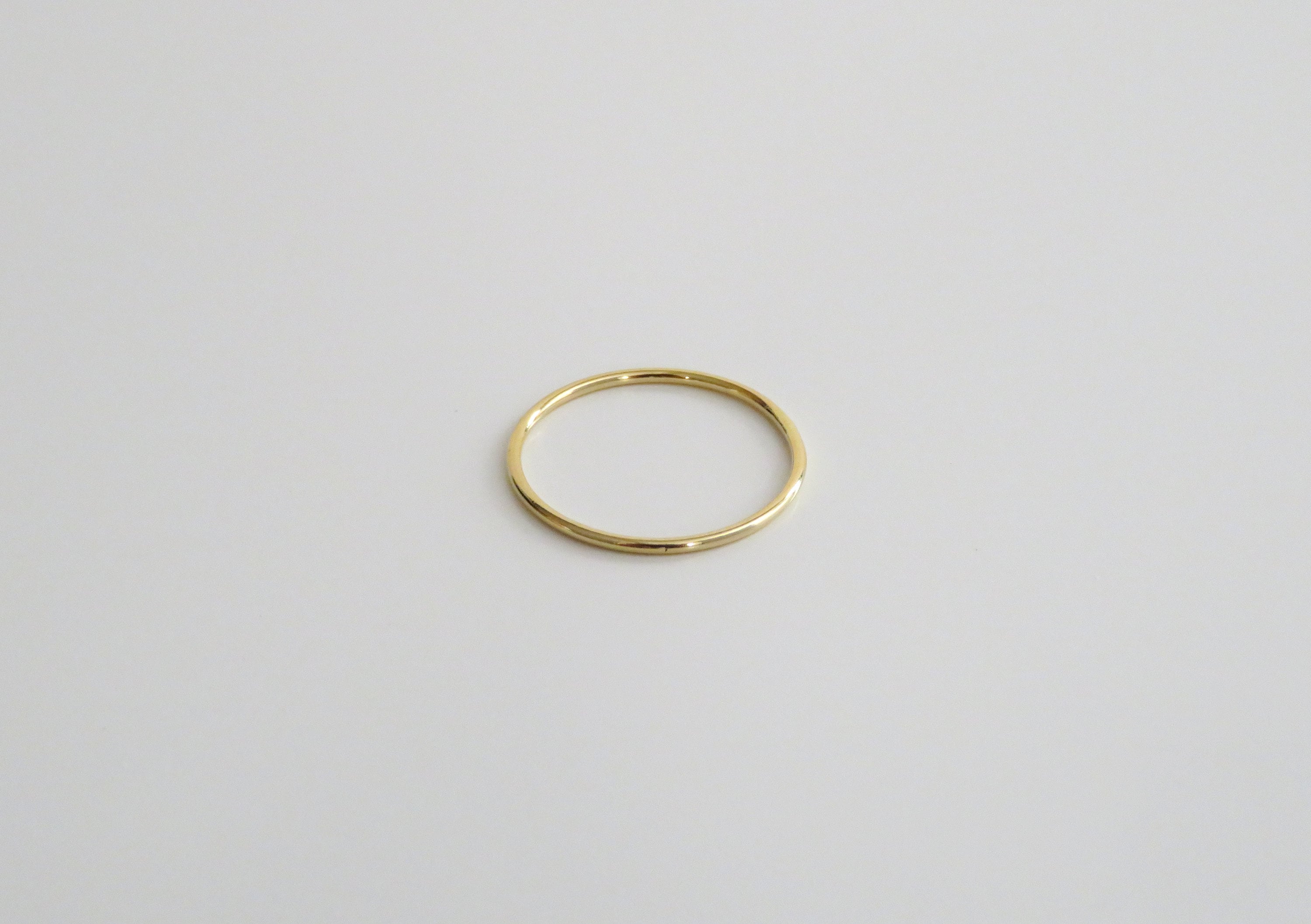 Thick Gold Ring Gold Ring 14k Gold Filled Ring Gold Stack | Etsy