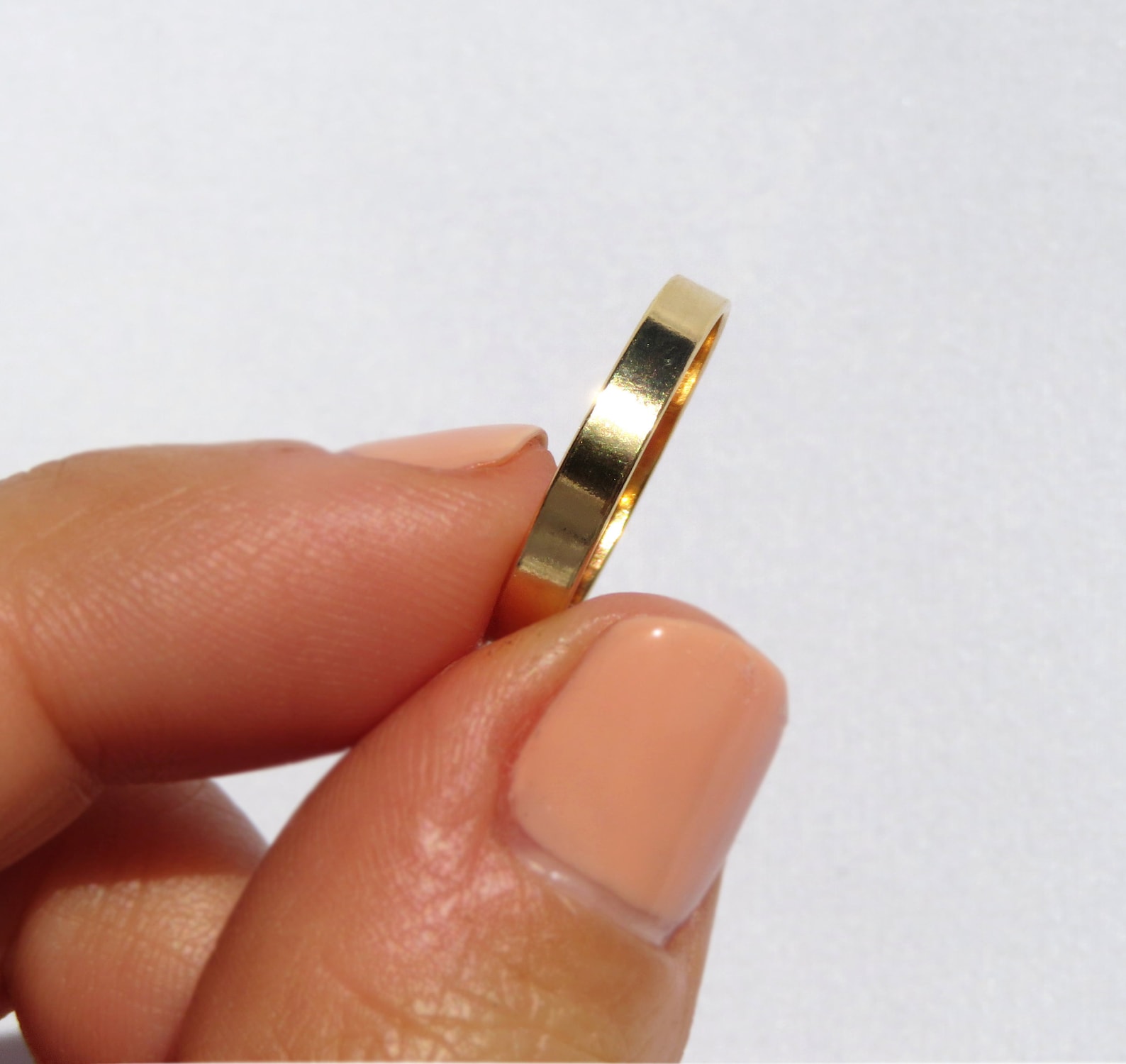 Thick Gold Ring Gold Ring 14k Gold Filled Ring Gold Stack - Etsy