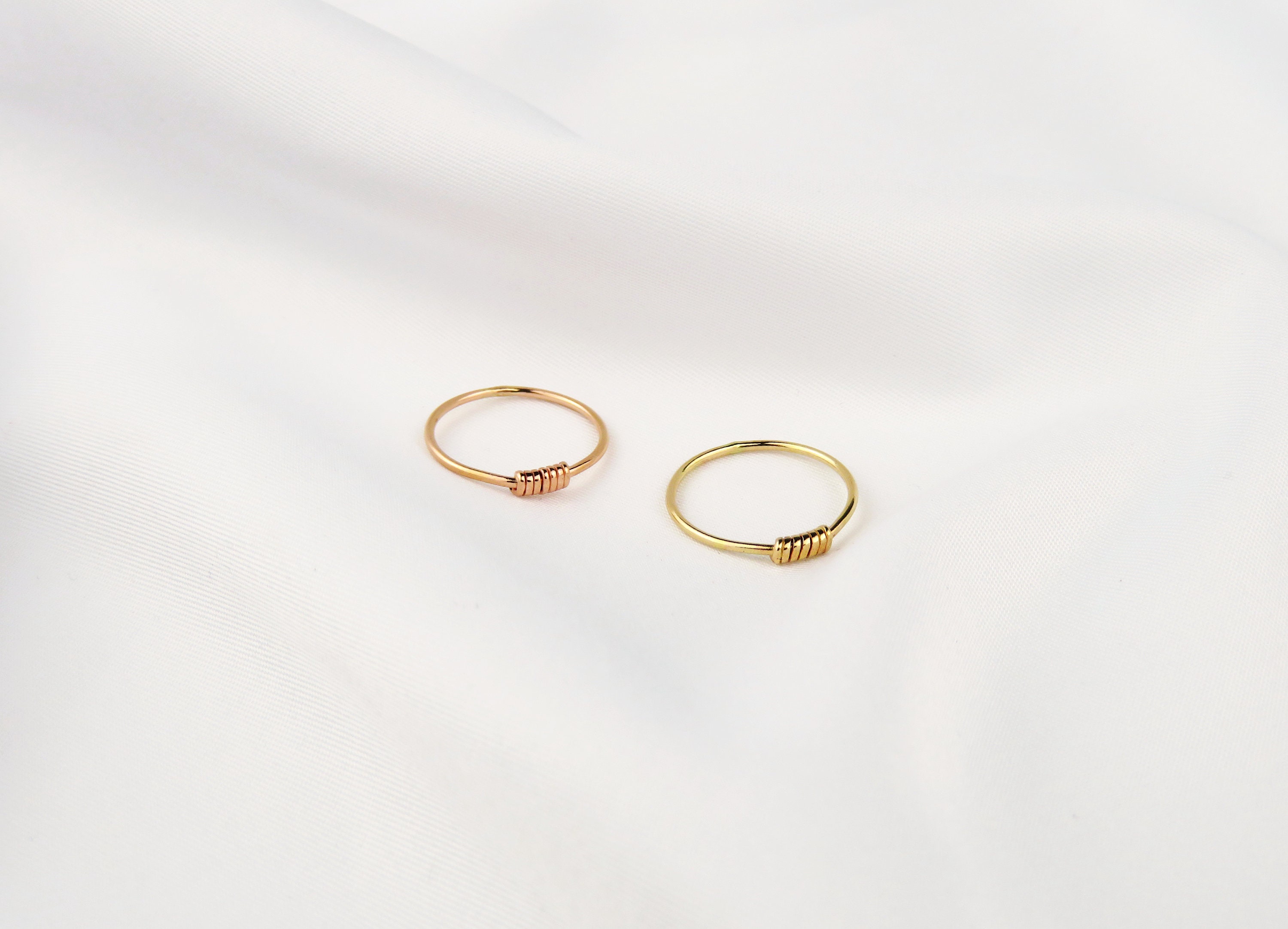 14k Gold Filled Ring Simple Gold Ring Stacking Ring | Etsy