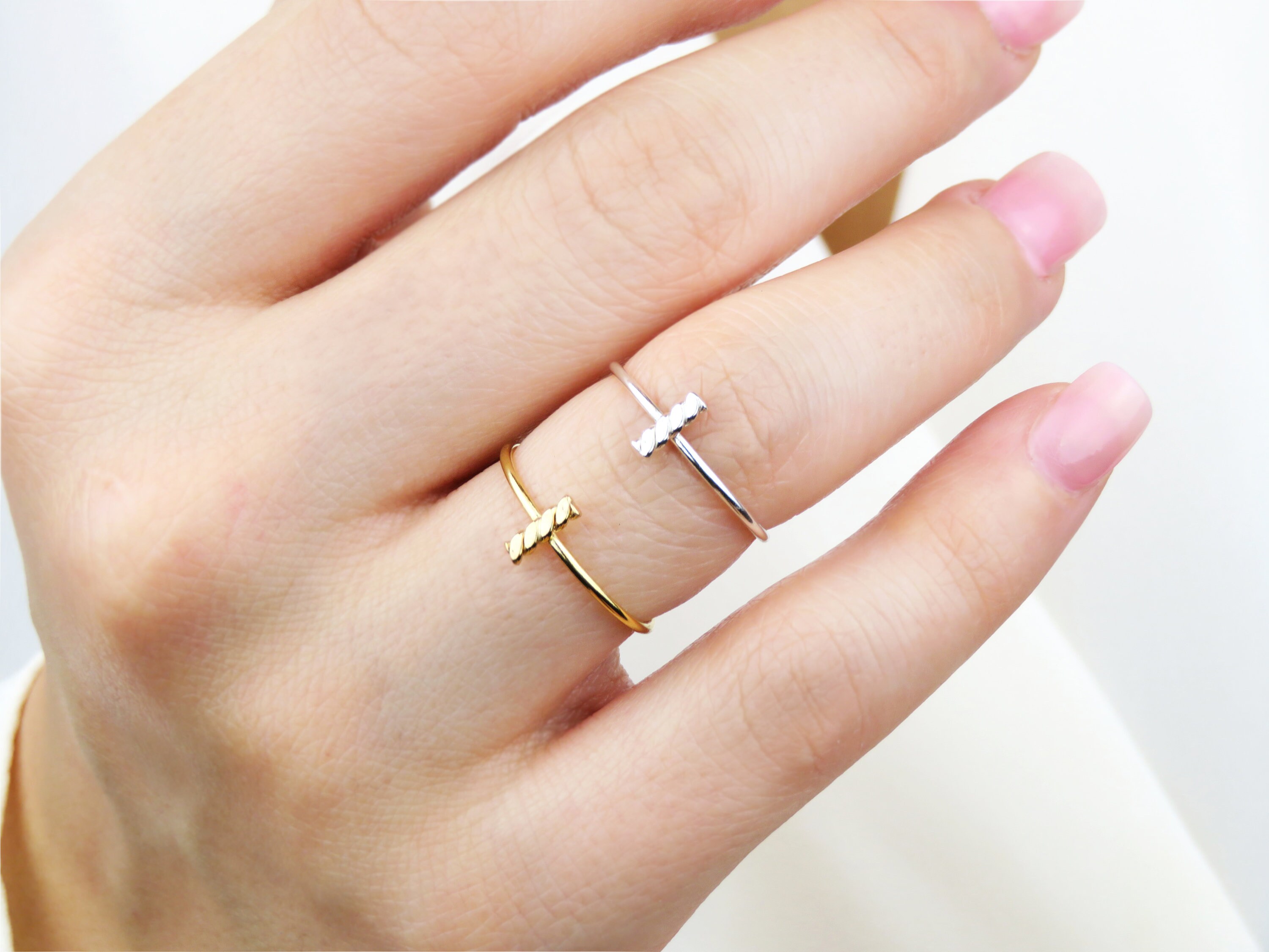 Bar Ring, Gold Bar Ring, Gold Ring, Simple Gold Ring, Delicate Ring ...
