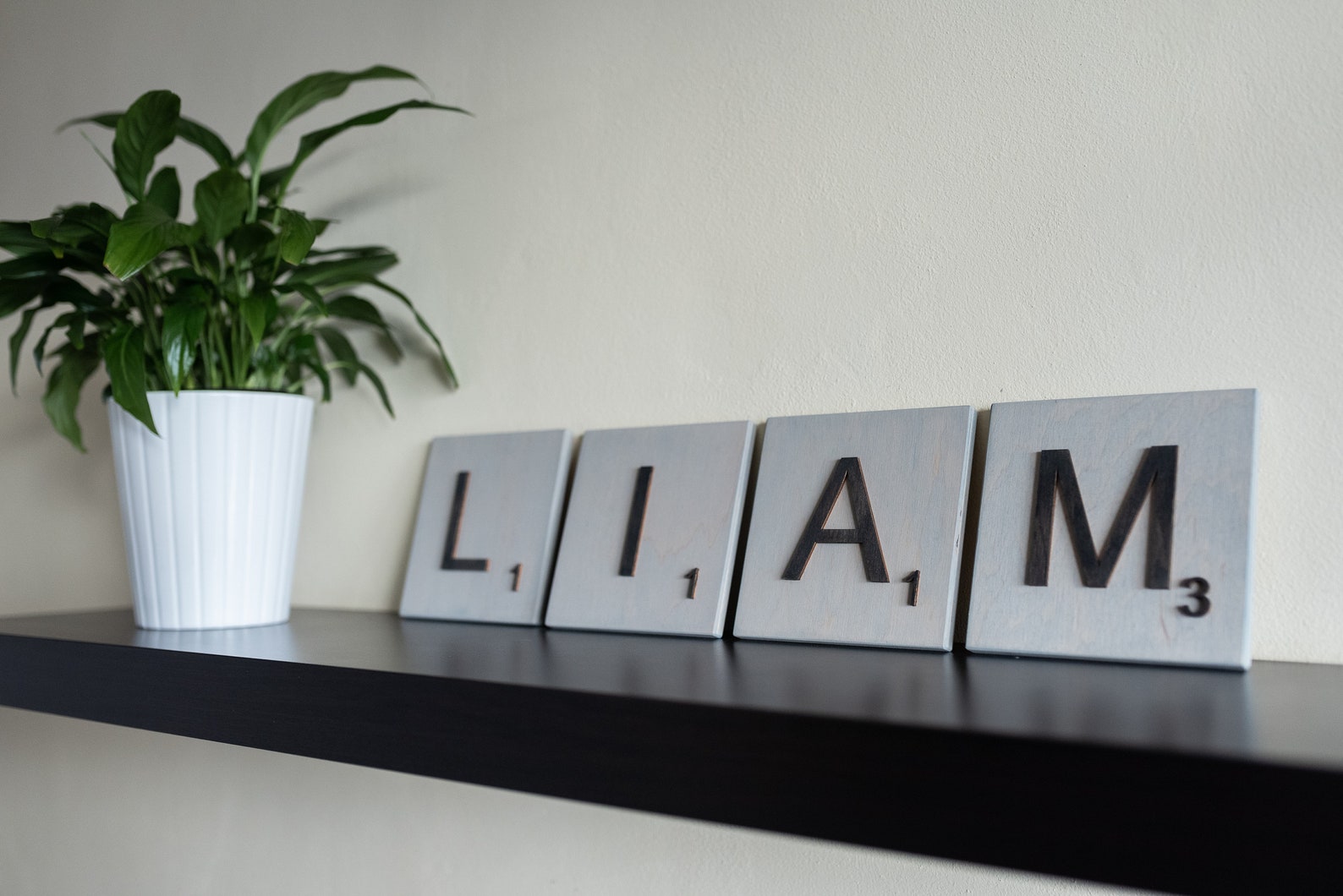 5.5 Large Scrabble Tiles Scrabble Tile Wall Art Letters - Etsy