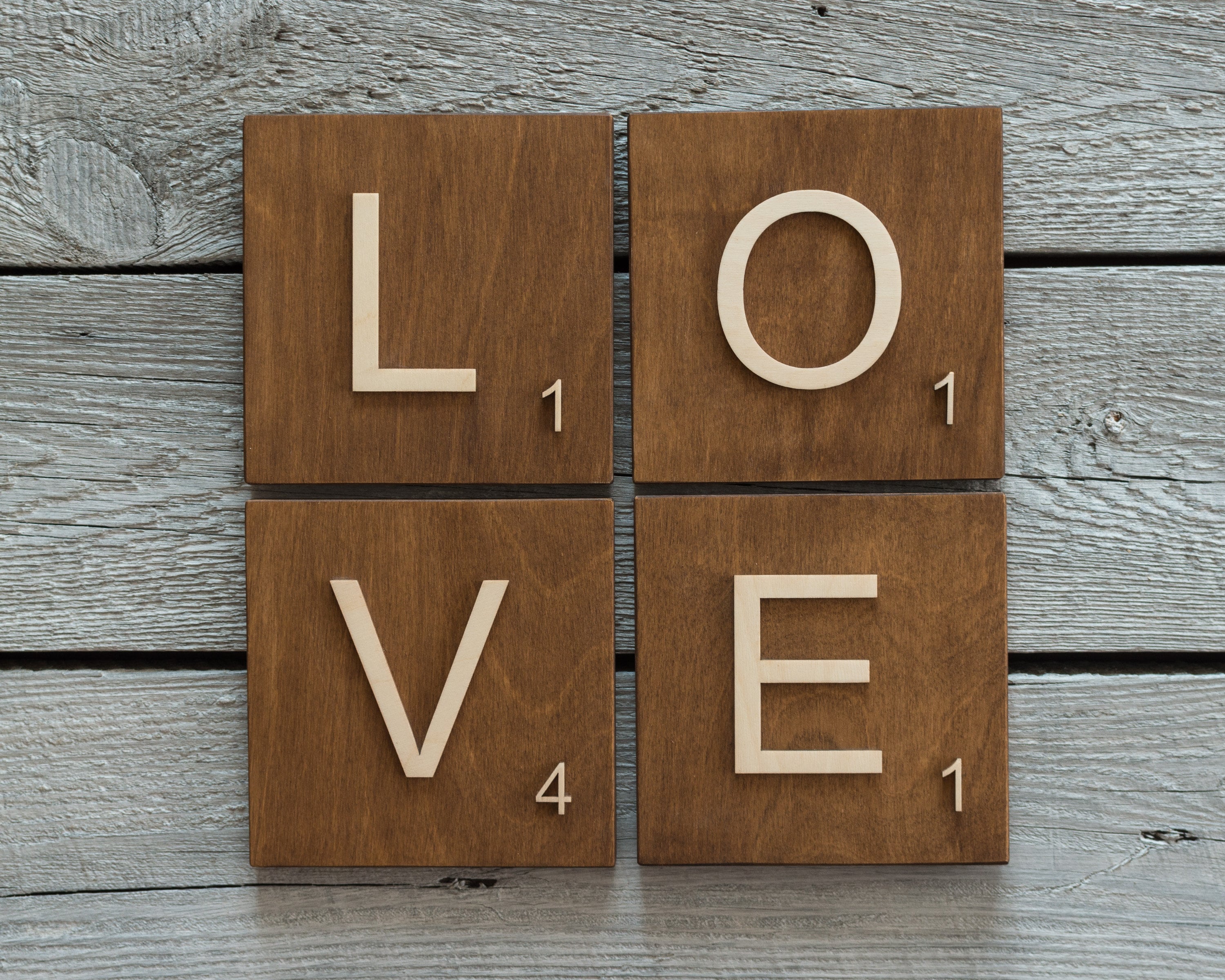 5.5 Large Scrabble Tiles Scrabble Wood Letters | Etsy