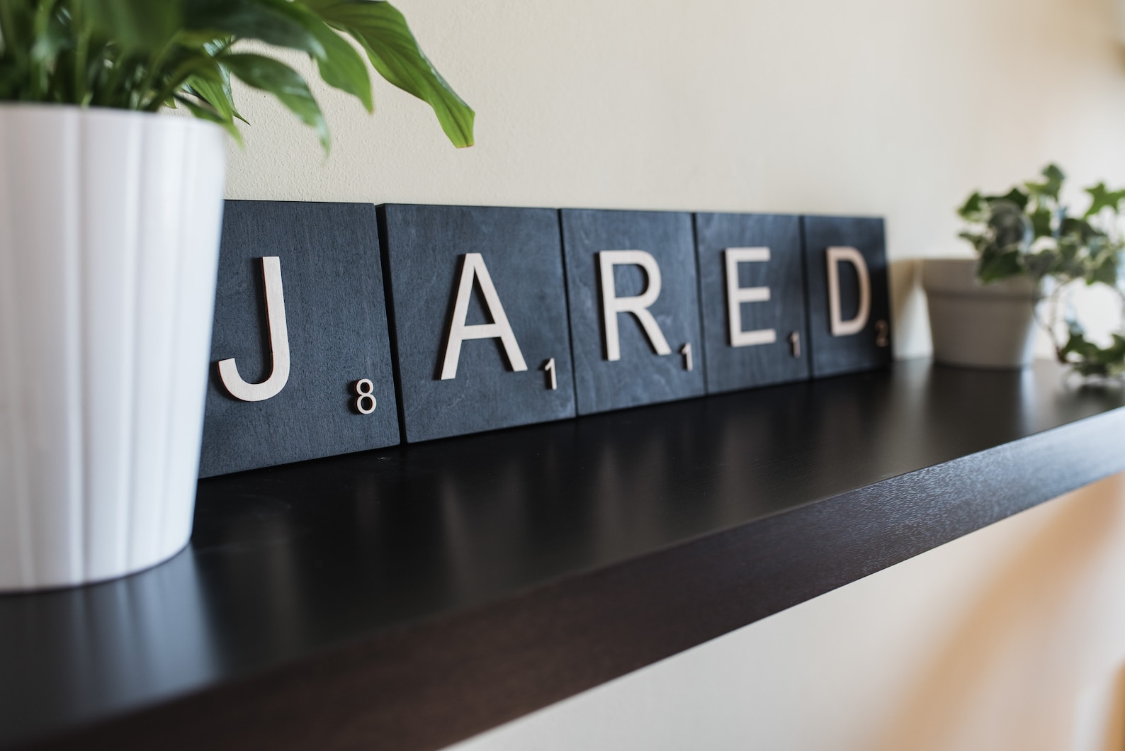 5.5 Large Scrabble Tiles Scrabble Tile Wall Art Letters | Etsy