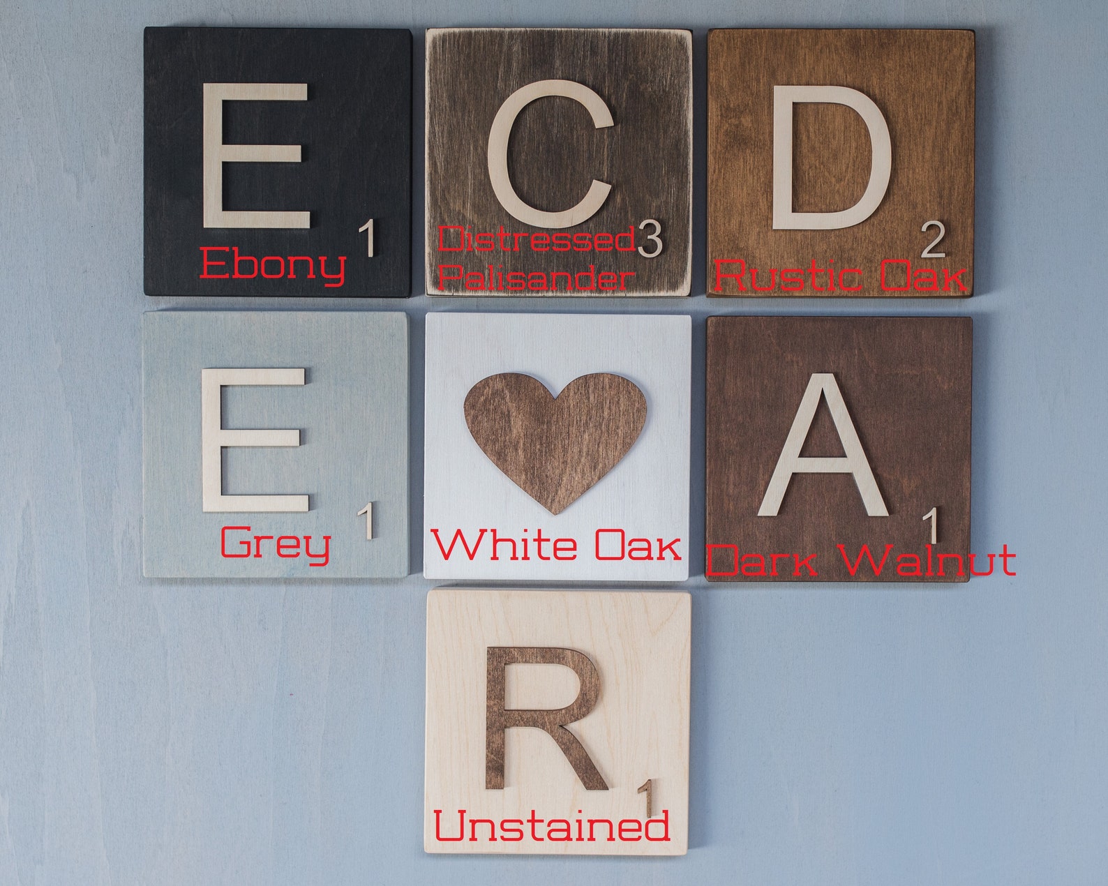 5.5 Large Scrabble Tiles Scrabble Tile Wall Art Letters | Etsy