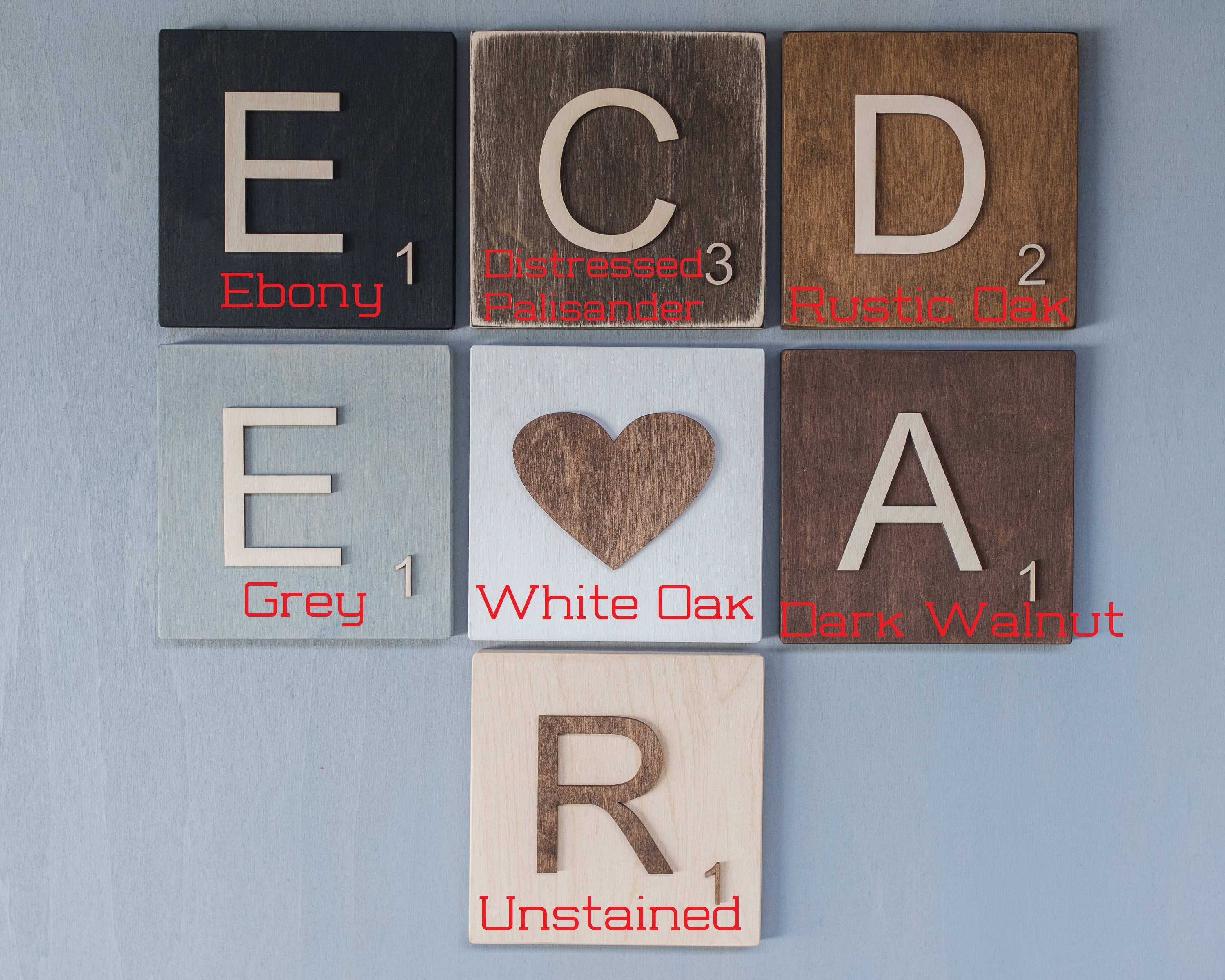 5.5 Large Scrabble Tiles Scrabble Wood Letters | Etsy