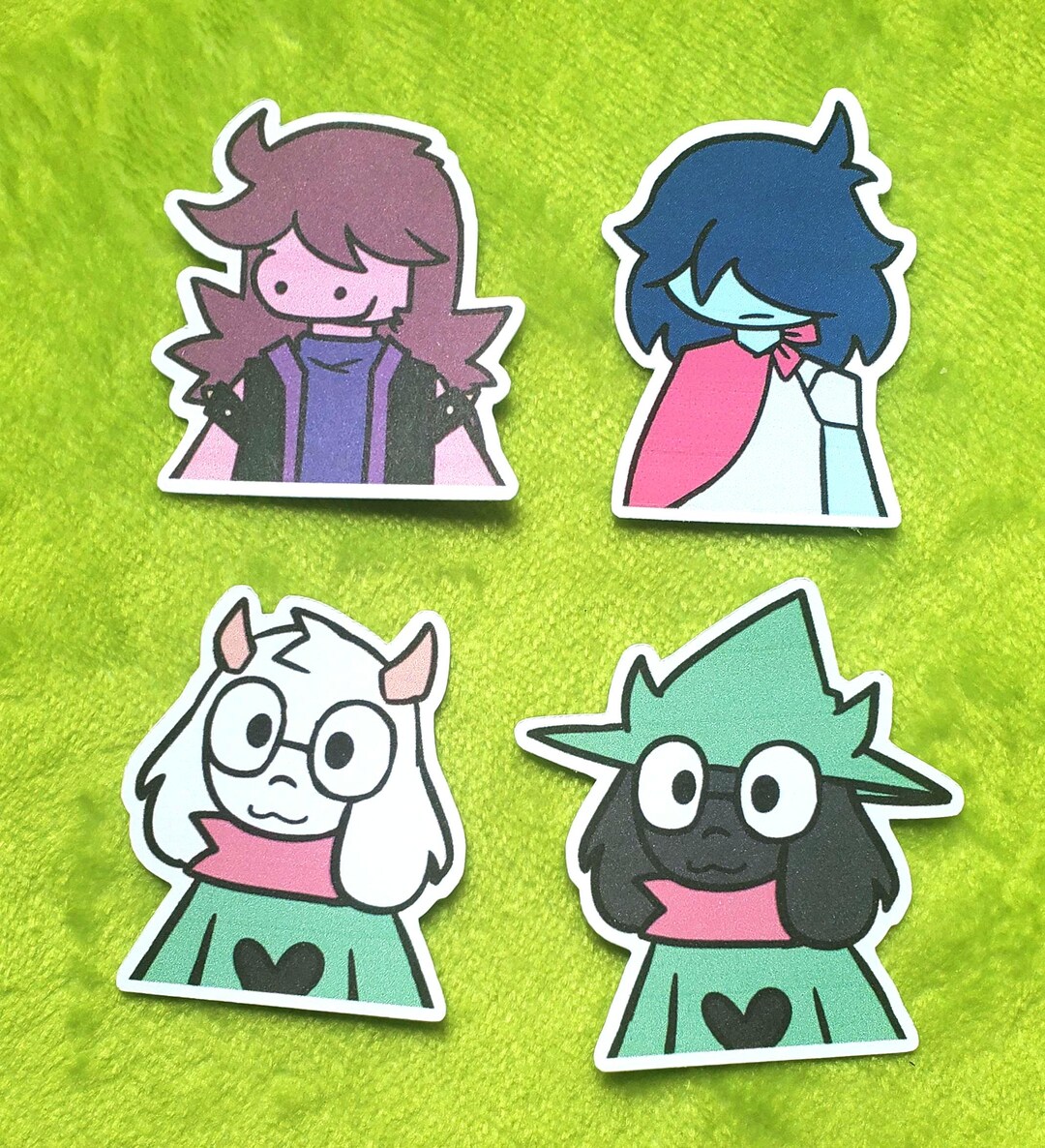 DELTARUNE STICKERS - Kris, Susie, Ralsei Deltarune Stickers Chapter 1 & Chapter 2 - Etsy