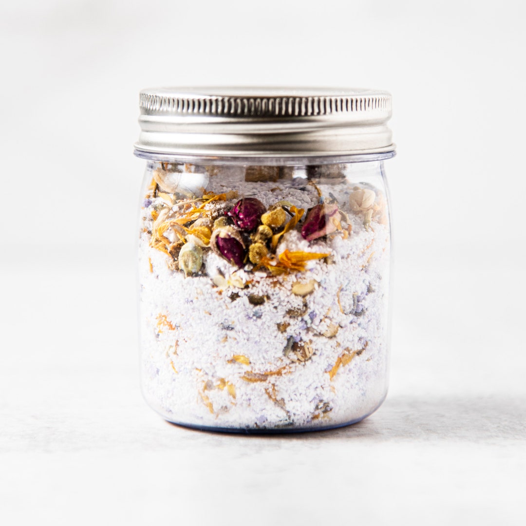 Botanical Bath Salt, Bath Salt in a Jar, Bath Soak Salt, Botanical Soak ...