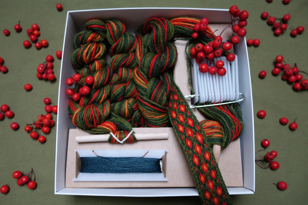Tablet Weaving Kit, DIY Craft Kit Intermediate, Complete Kit for ...