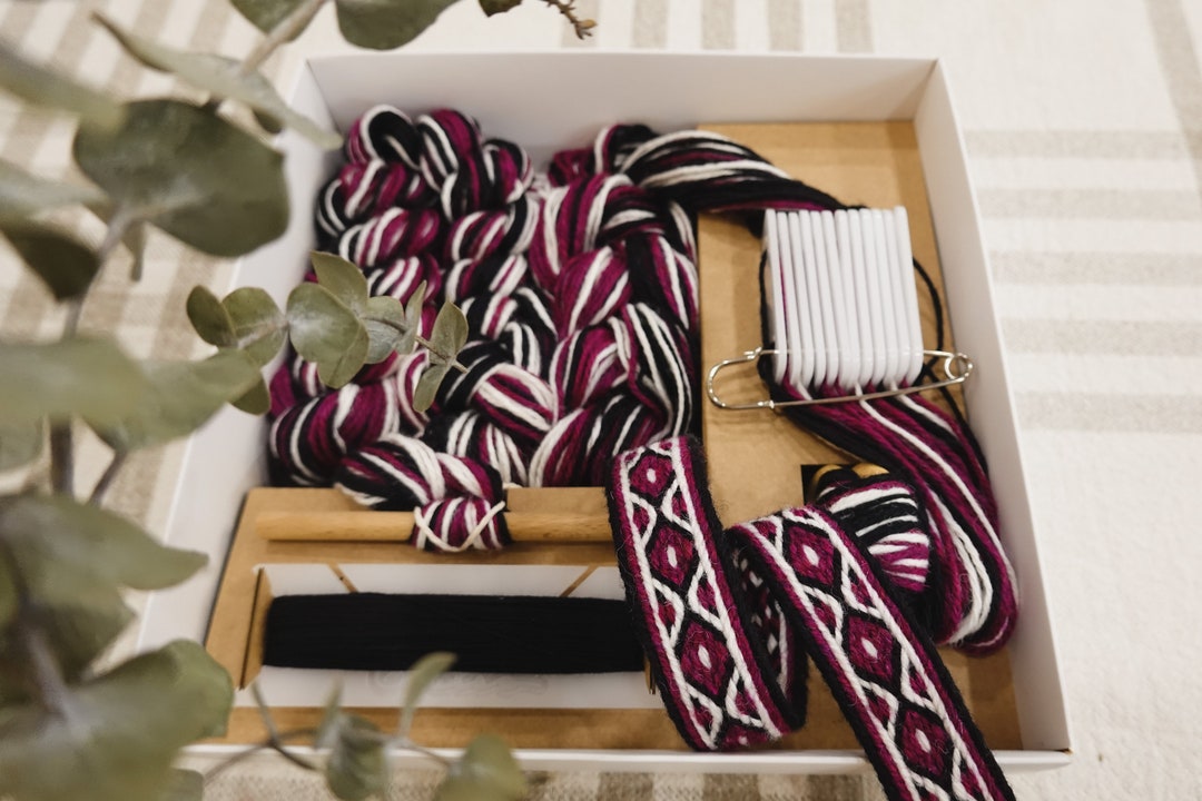 Tablet Weaving Kit, DIY Craft Kit Elementary, Complete Kit for Weaving ...