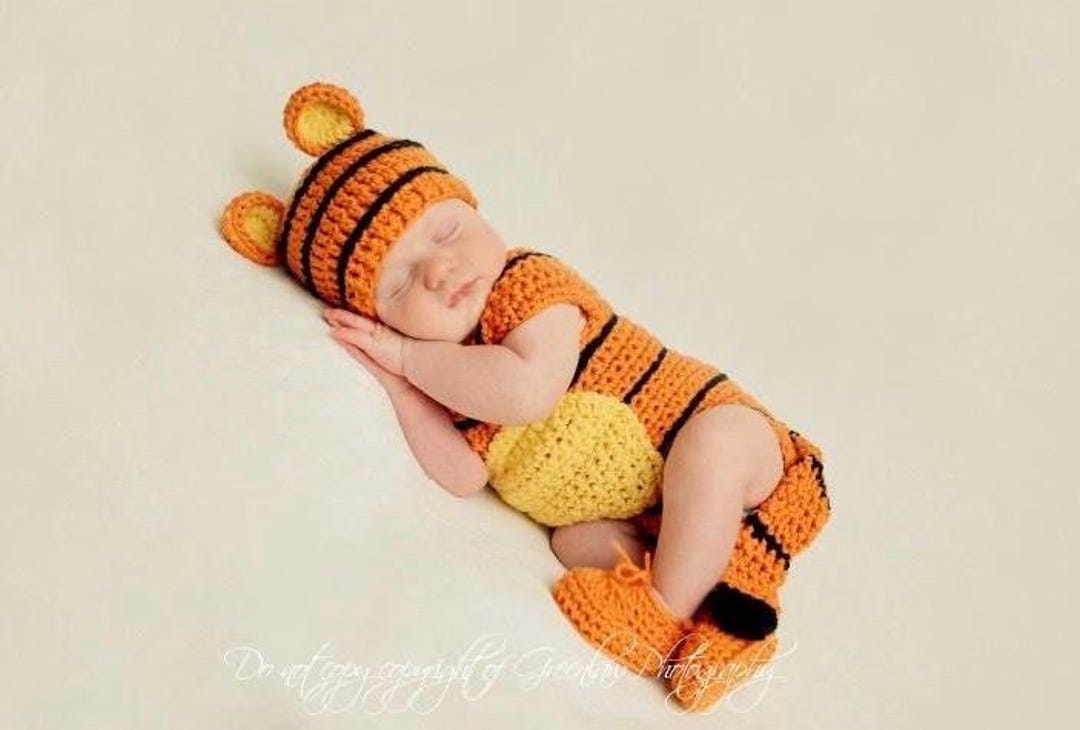 Tigger Inspired Costume. Newborn Tigger Outfit, Tigger From Pooh ...