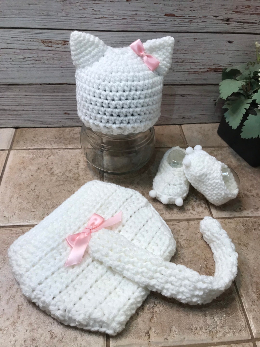 Kitty Photo Prop, Crochet Kitty Outfit, Newborn Kitty Costume, Crochet ...