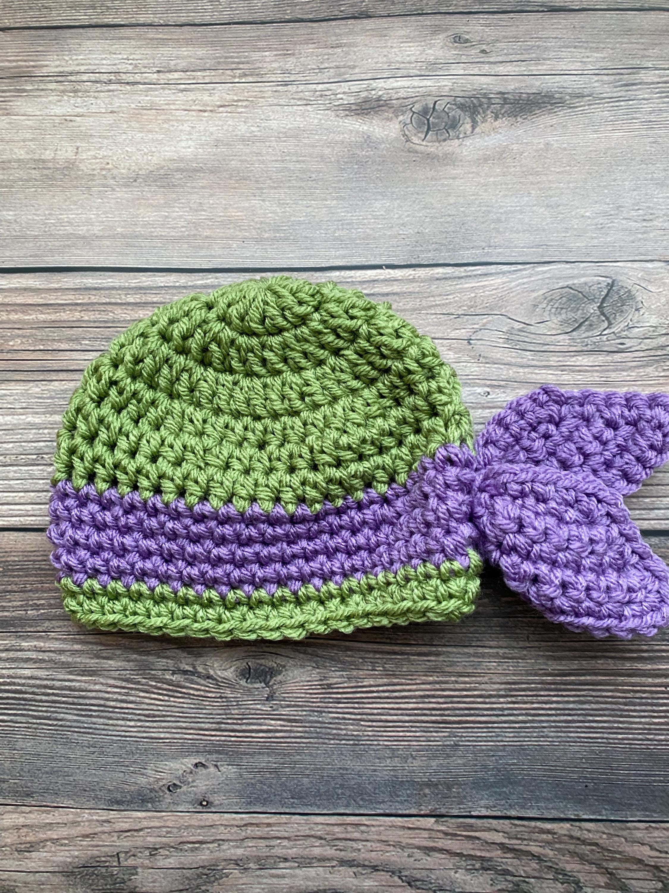 Ninja Turtle Inspired Baby Outfit, With Pizza Slice, Crochet Ninja ...